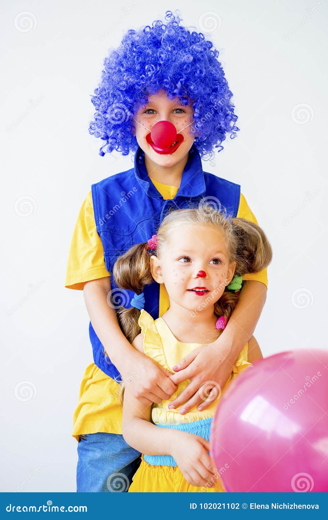 A portrait of a clown stock photo. Image of clown, kids - 102021102
