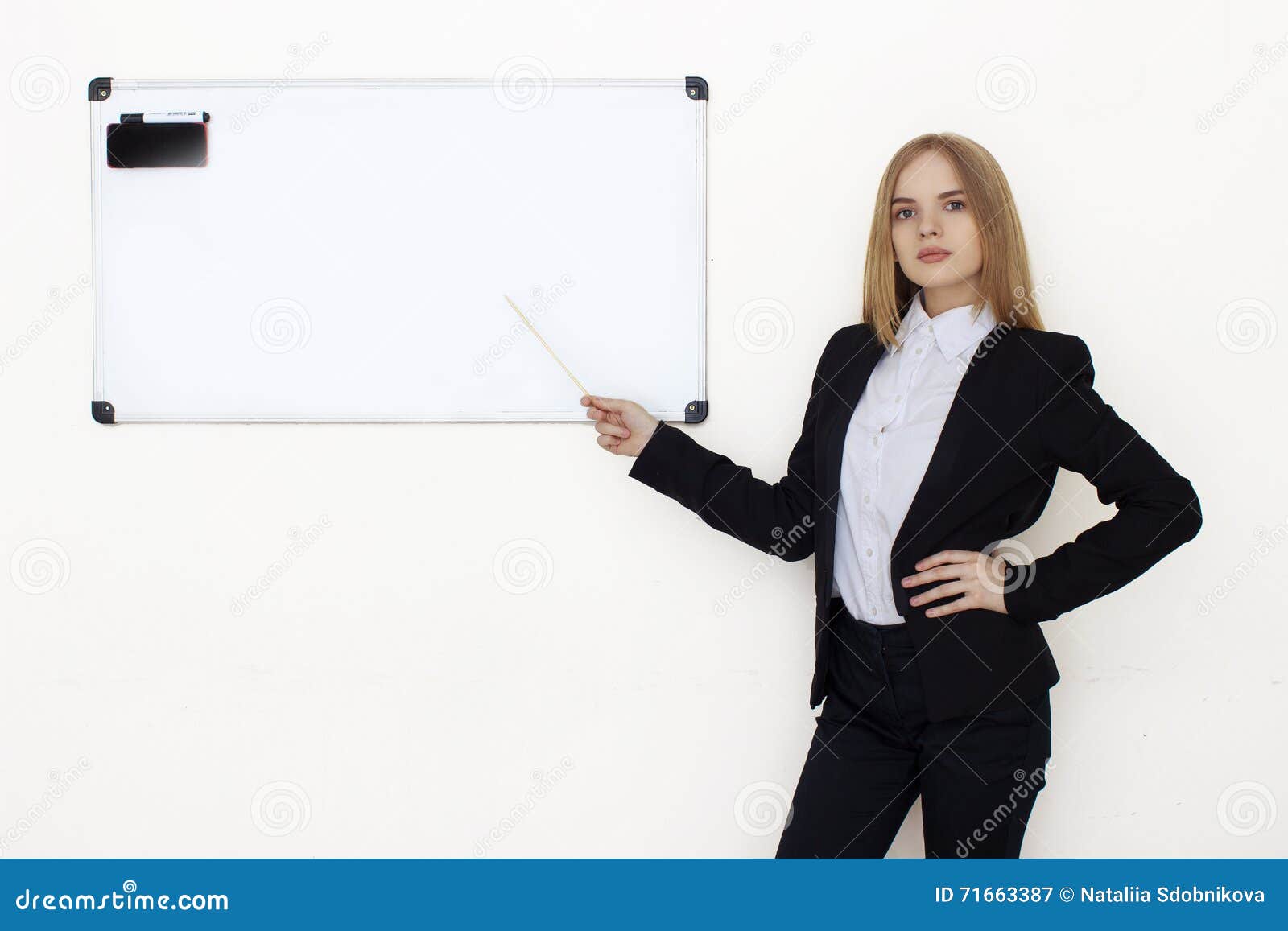 Portrait of coaching woman stock image. Image of confident - 71663387