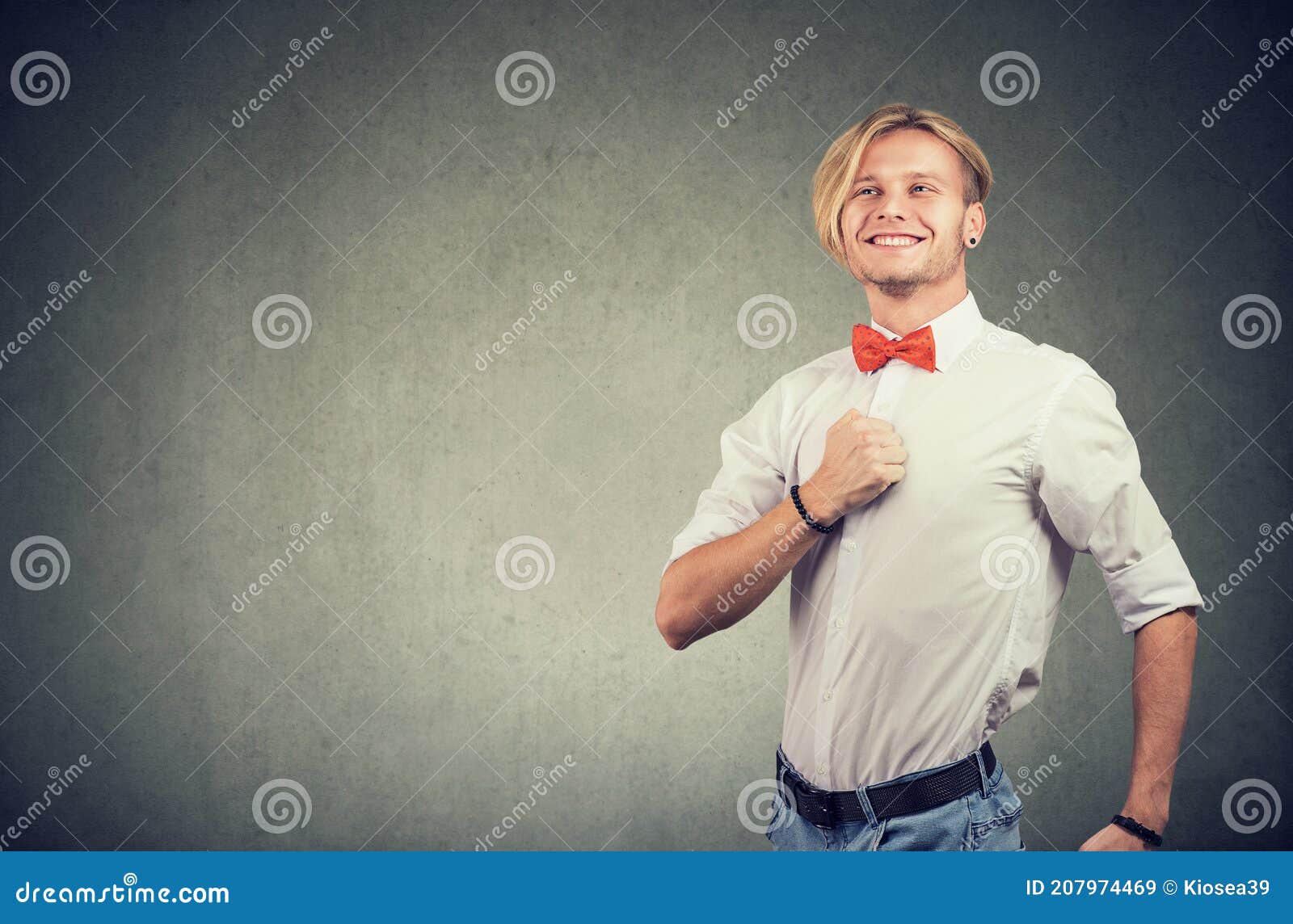 Portrait of a Confident, Brave Motivated Man Stock Image - Image of ...