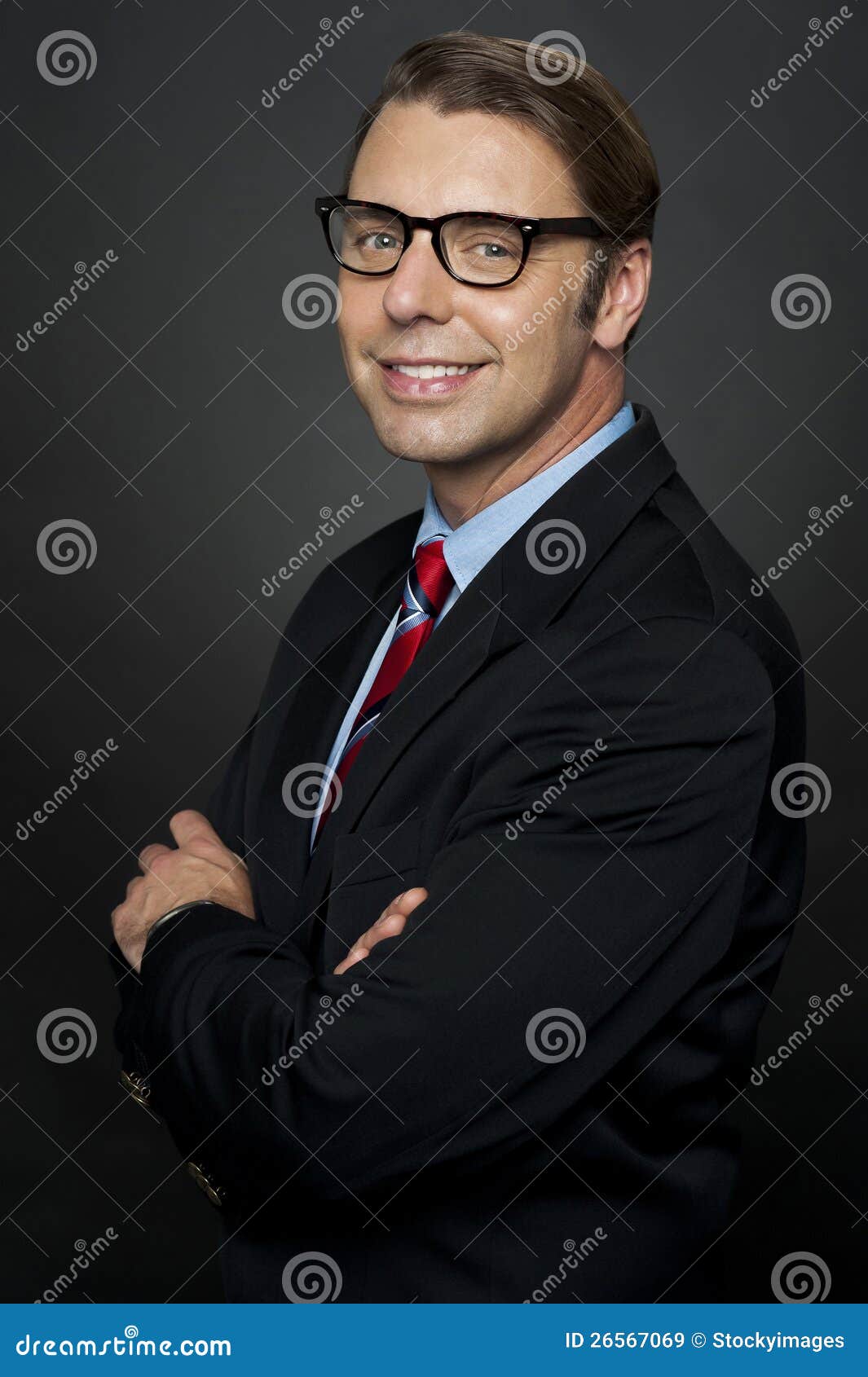 Portrait of Confident Business Representative Stock Image - Image of ...