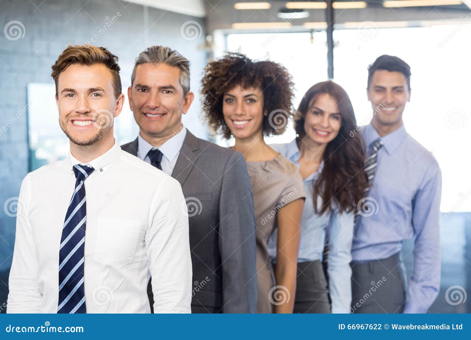 Portrait of Confident Business Team Stock Photo - Image of businessman ...