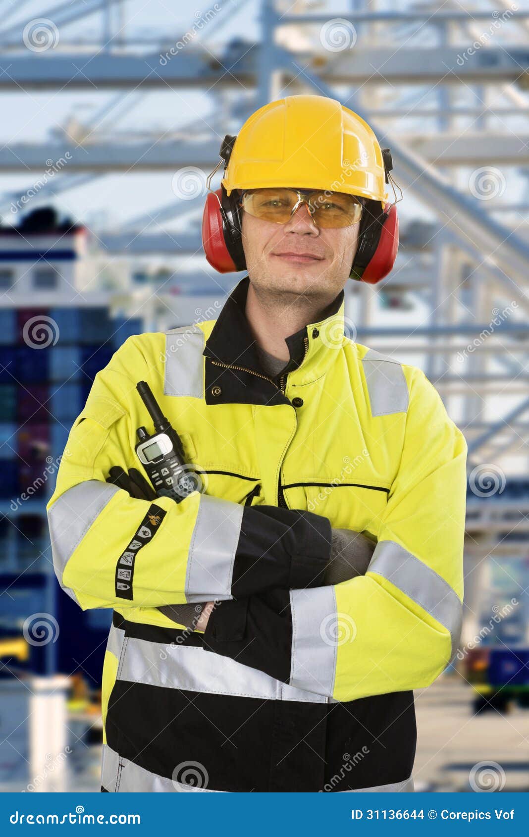 Portrait of a Confident Docker Stock Photo - Image of personal ...