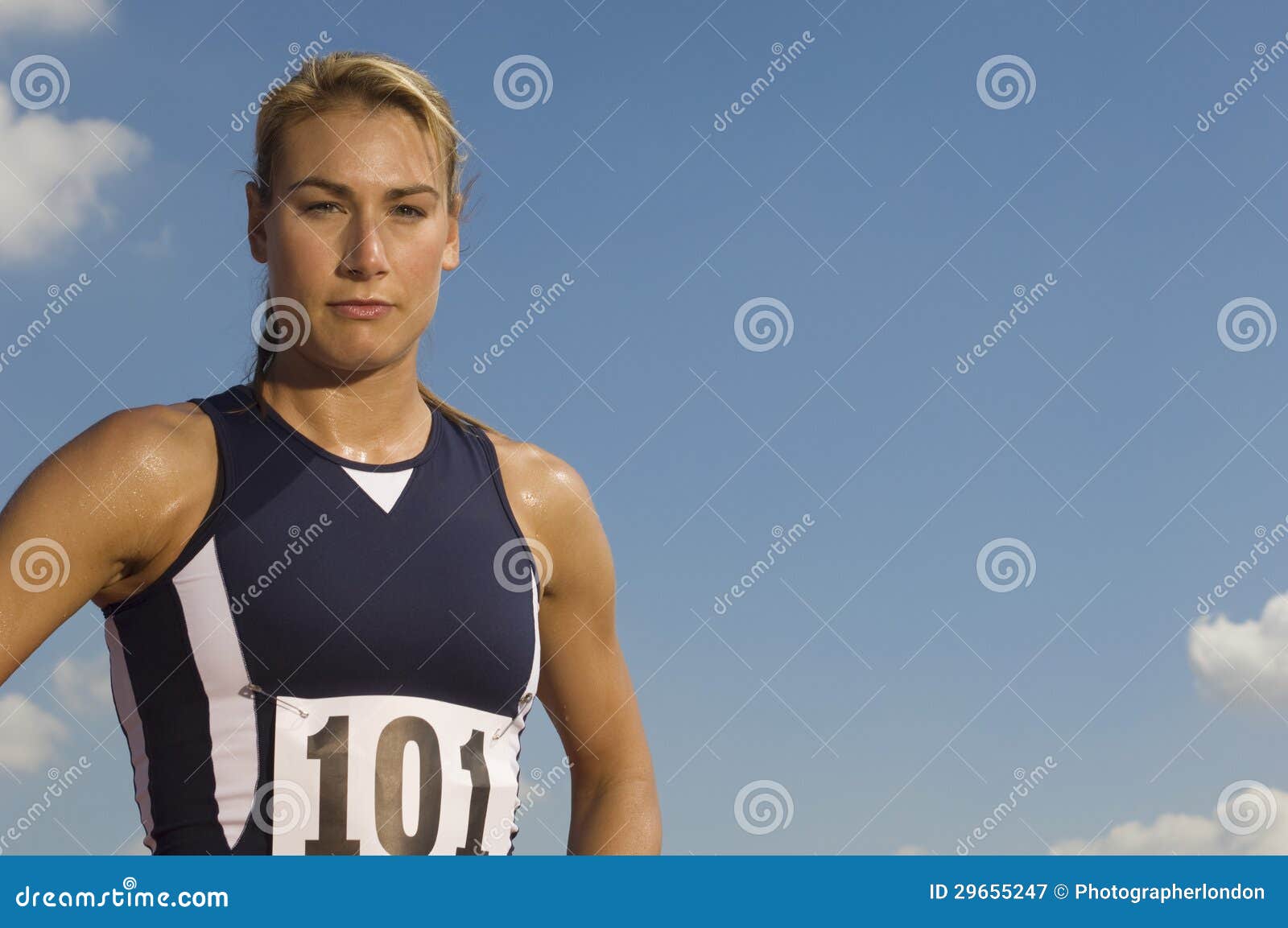 Portrait of a Confident Female Athlete Stock Image - Image of ... Portrait of a Confident Female Athlete Stock Image - Image of ...