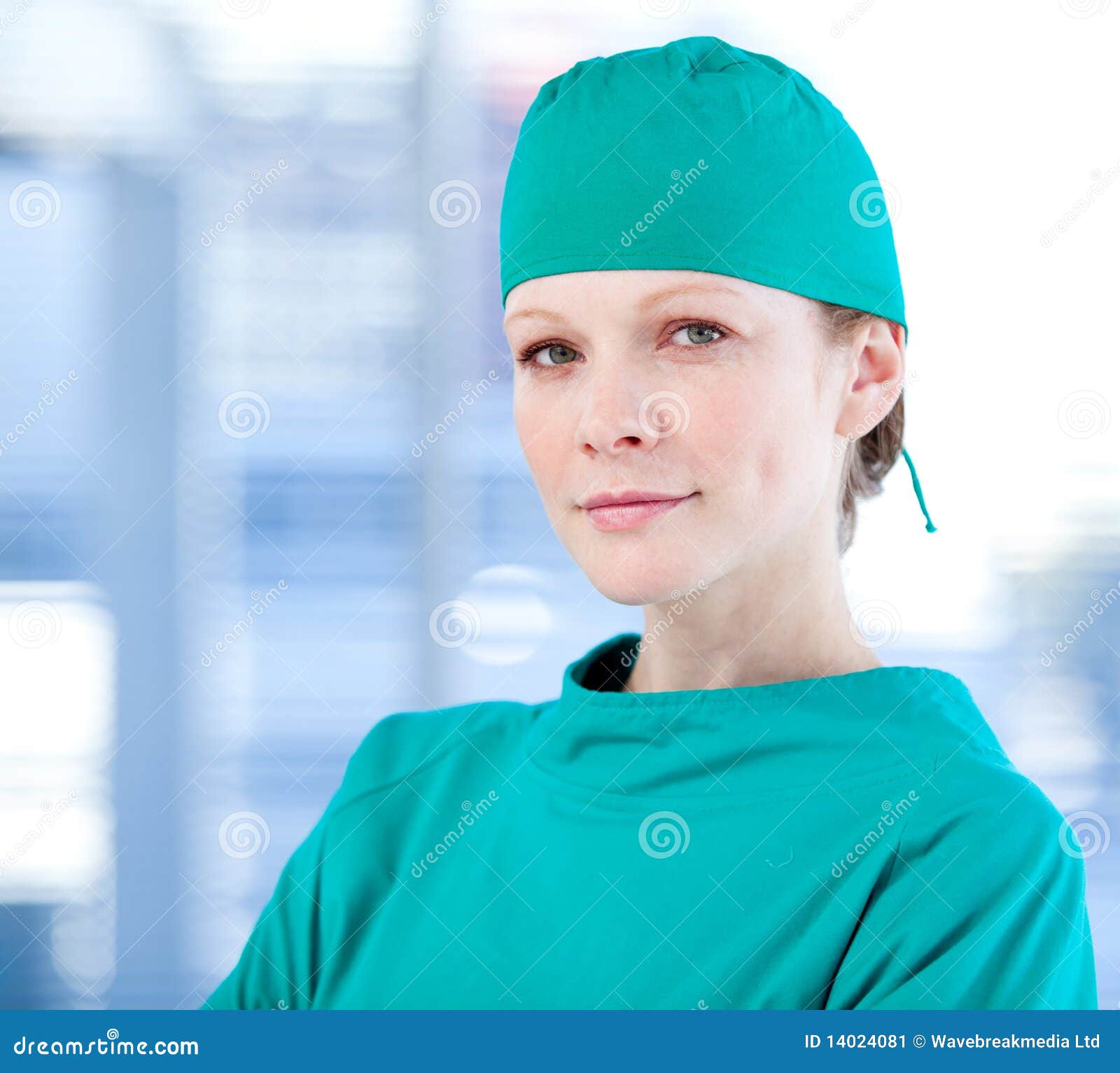 Portrait of a Confident Female Surgeon Stock Image - Image of doctor ...