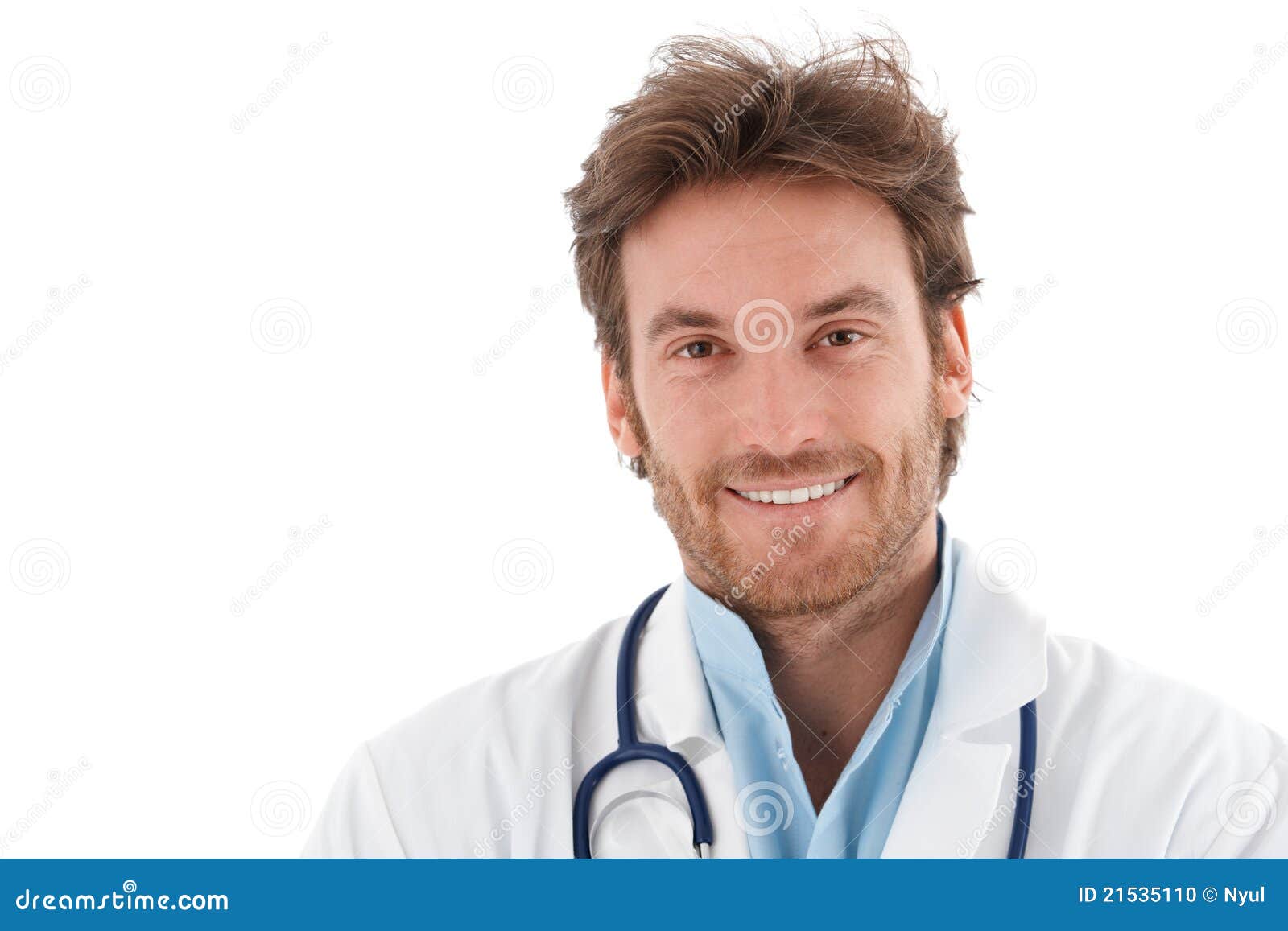 Portrait of Confident Smiling Doctor Stock Photo - Image of clinician ...