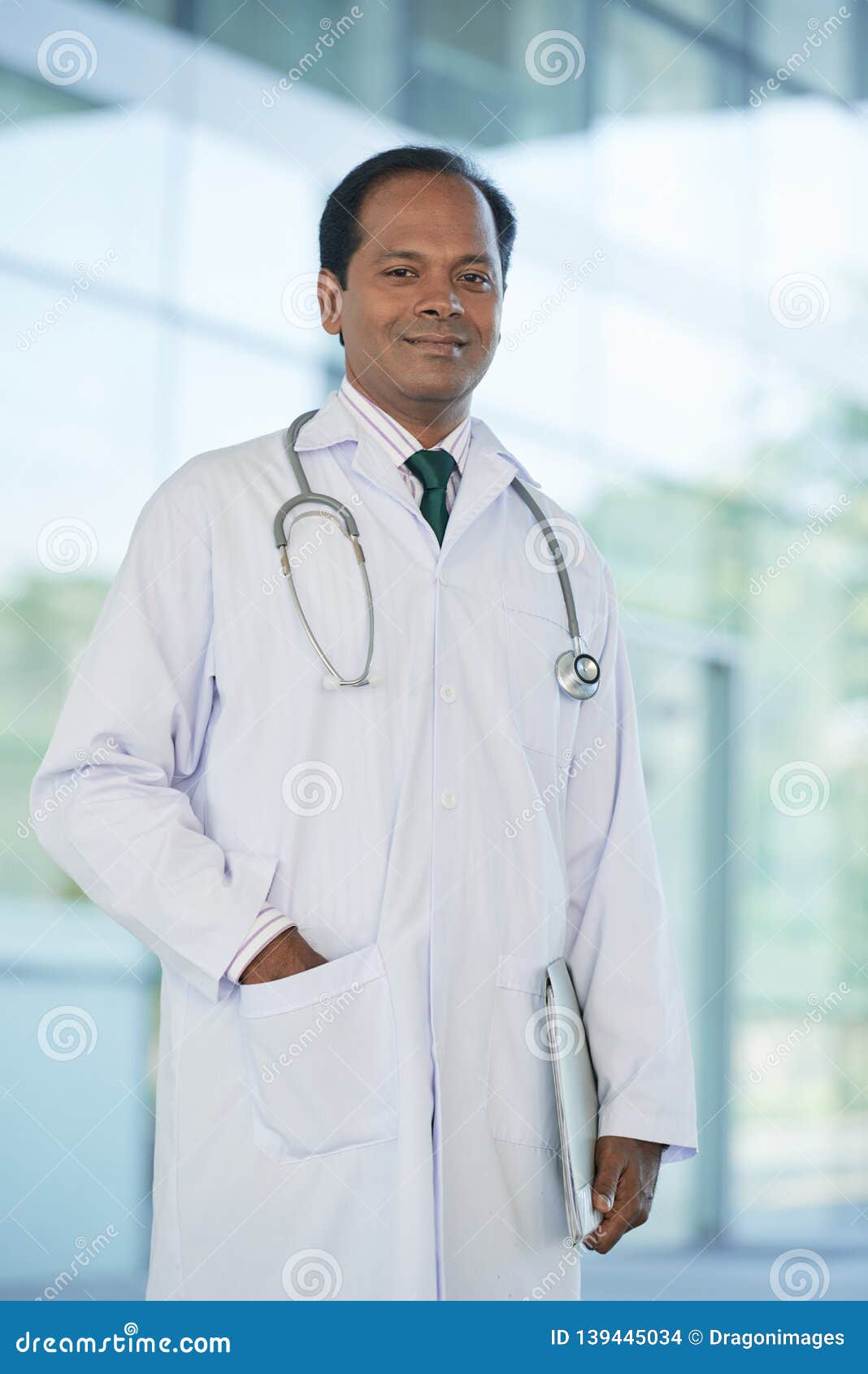 Positive Indian General Practitioner Stock Photo - Image of smiling ...