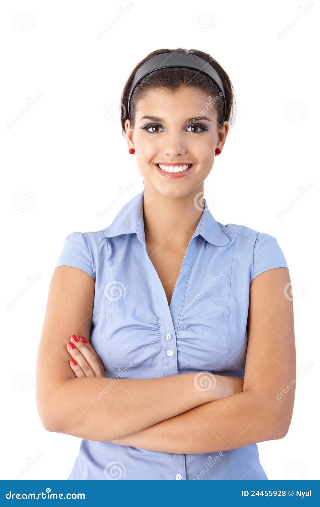 Portrait of Confident Smiling Woman Stock Photo - Image of beautiful ... Portrait of Confident Smiling Woman Stock Photo - Image of beautiful ...