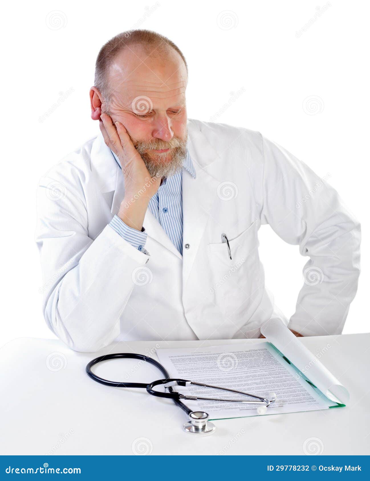 Thinking doctor stock photo. Image of healthcare, person - 29778232