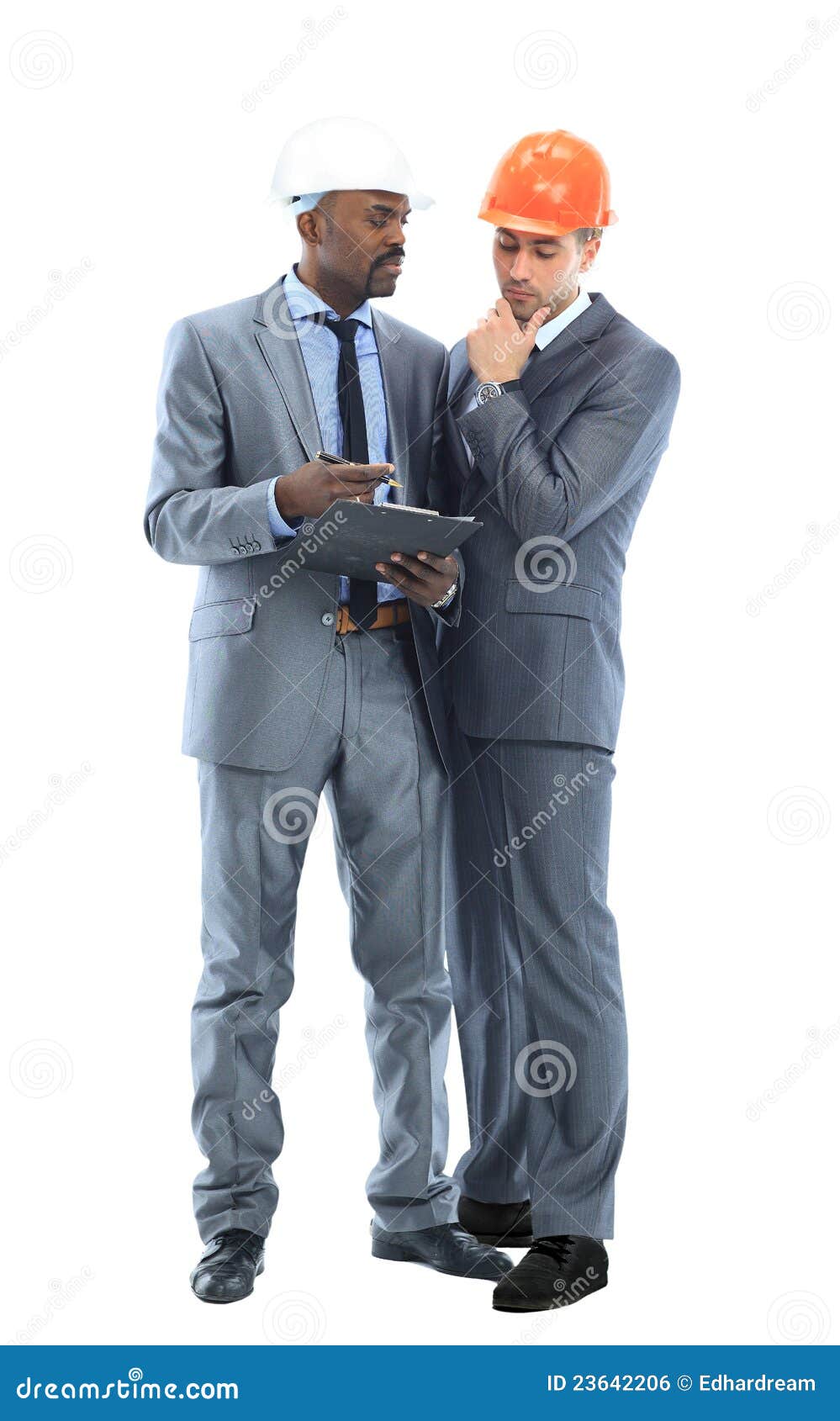 Portrait of Confident Worker Stock Photo - Image of helmet, manager ...