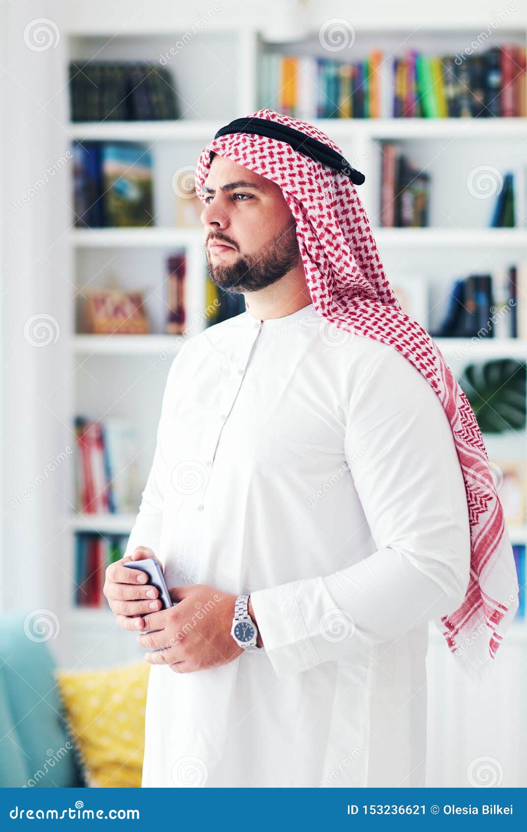 Portrait of Confident Young Adult Arabic Man at Home Stock Image ... Portrait of Confident Young Adult Arabic Man at Home Stock Image ...