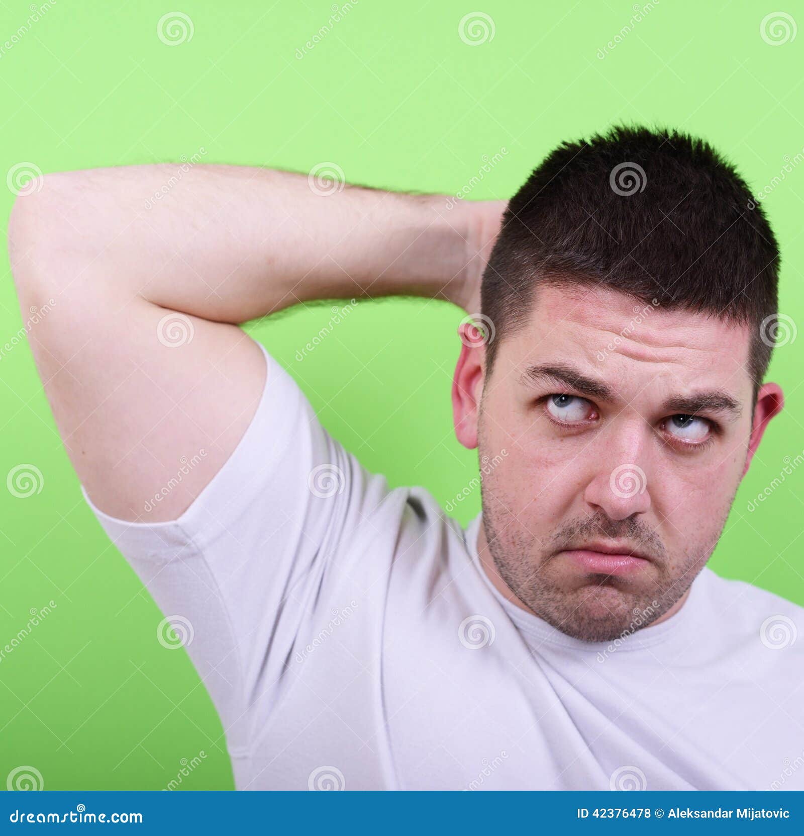 Portrait of confused man stock photo. Image of cute, modern - 42376478