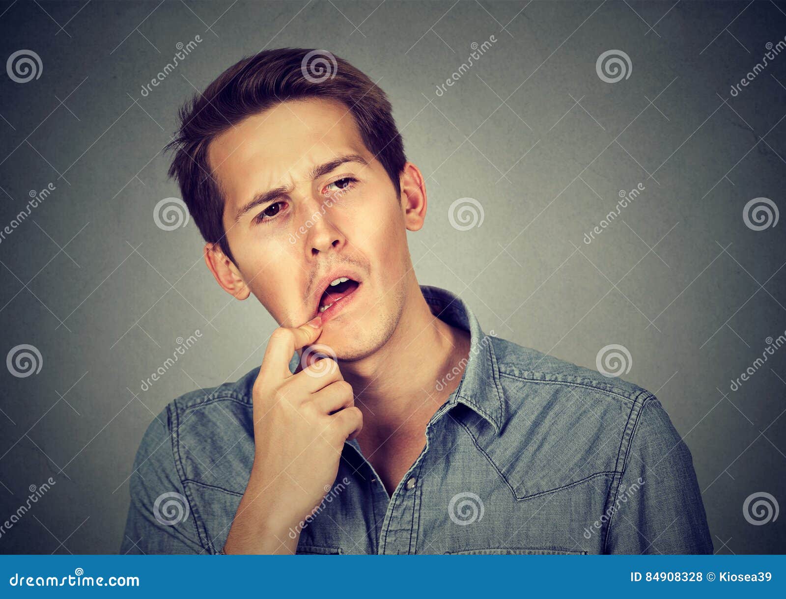 Portrait of a Confused Perplexed Man Stock Photo - Image of decisions ...