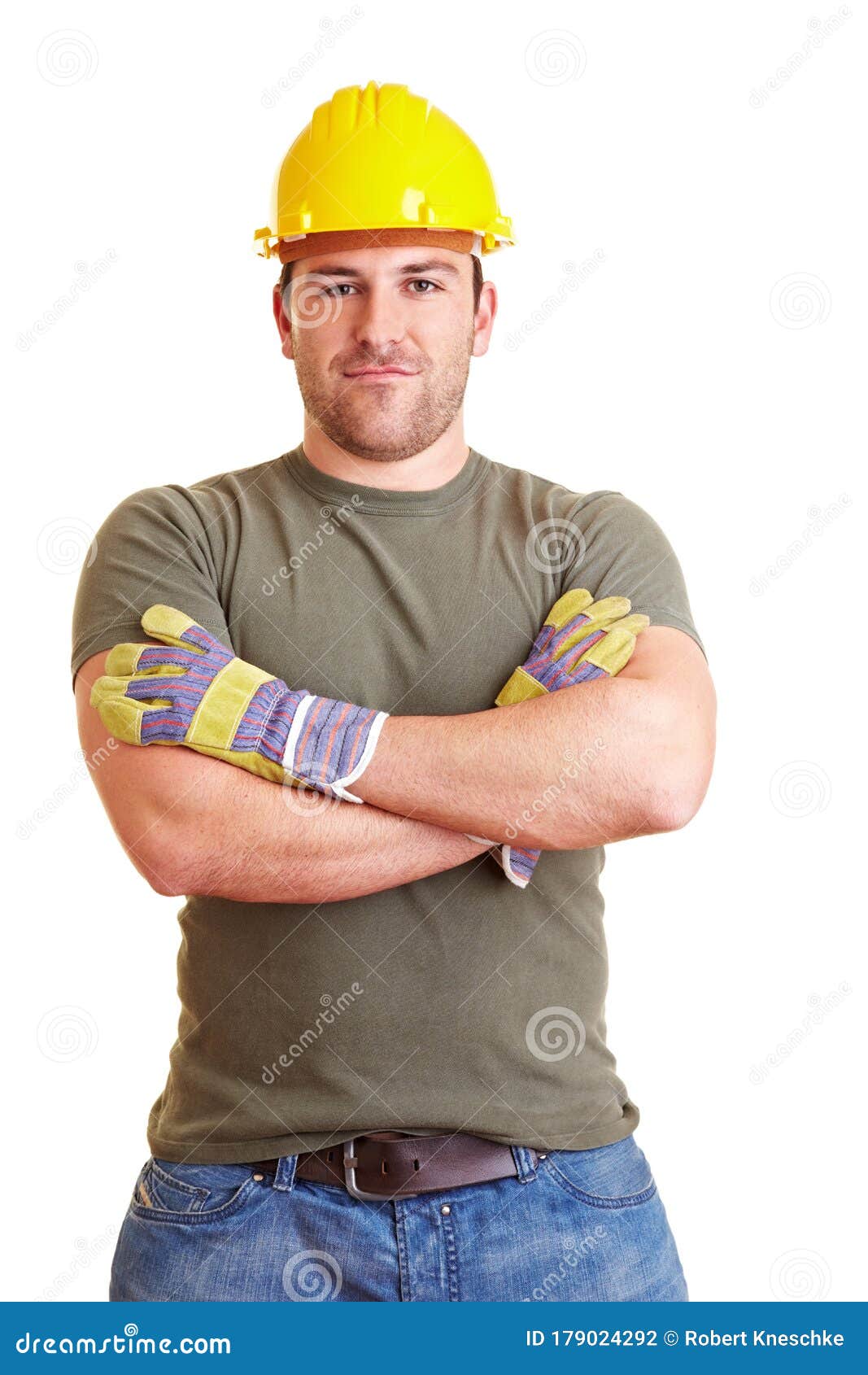 Portrait of a Construction Worker Stock Photo - Image of artisan ...