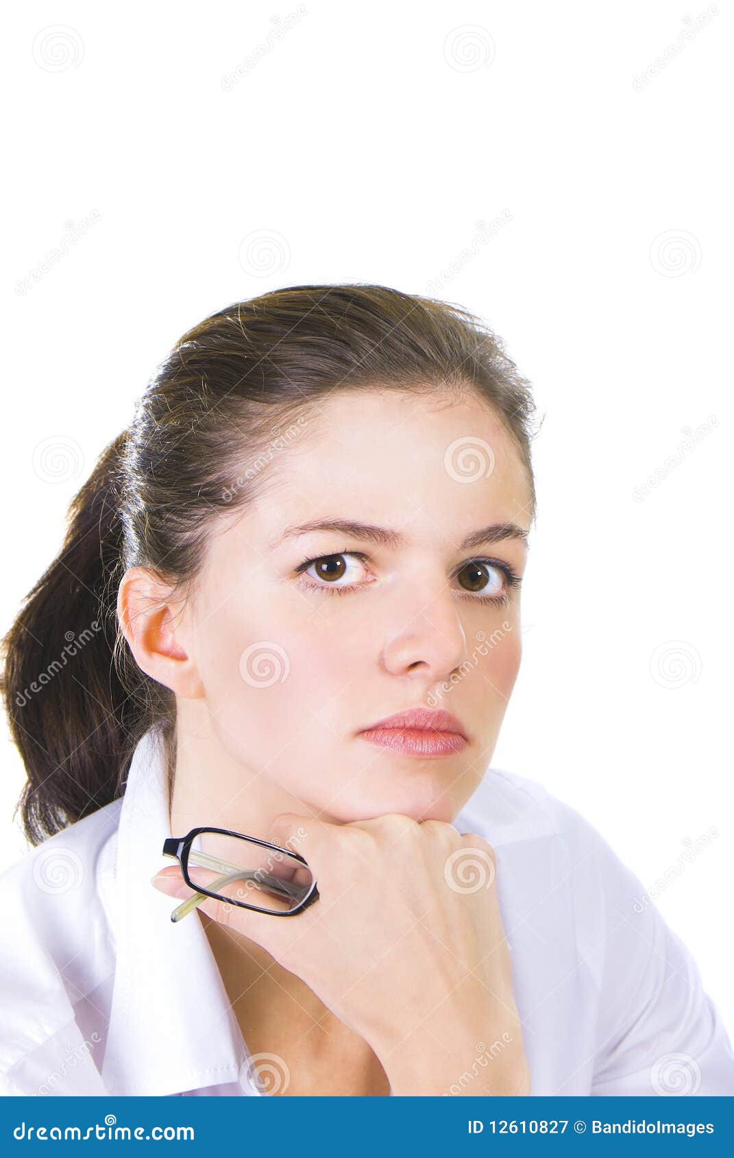 Portrait of a Contemplative Business Woman Stock Image - Image of ... Portrait of a Contemplative Business Woman Stock Image - Image of ...