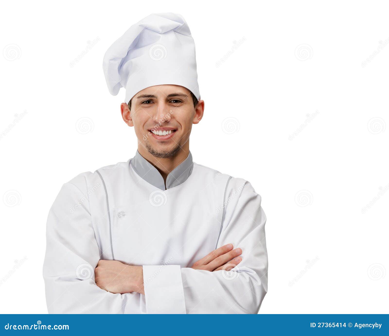 Portrait of Cook with Arms Crossed Stock Photo - Image of horizontal ...