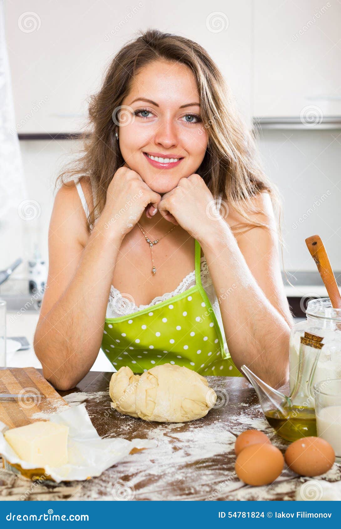 Portrait of a cook stock photo. Image of cooked, pastry - 54781824