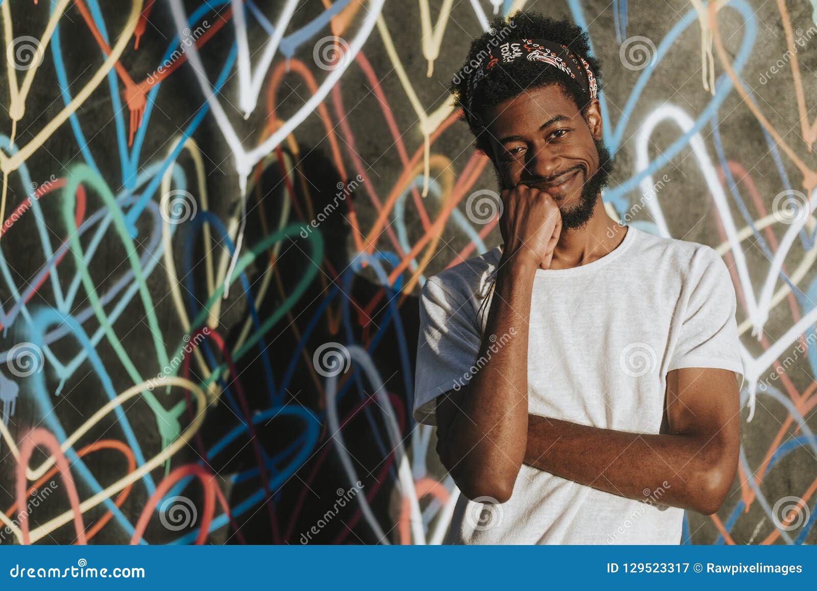 Portrait of a cool dude stock image. Image of afro, hair - 129523317