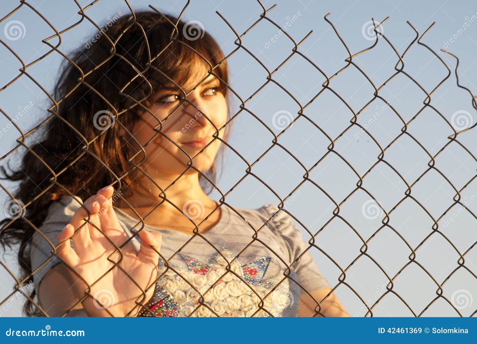 Portrait of the cool girl stock image. Image of happiness - 42461369