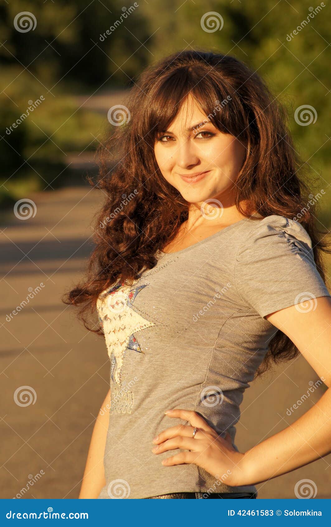 Portrait of the cool girl stock image. Image of adult - 42461583