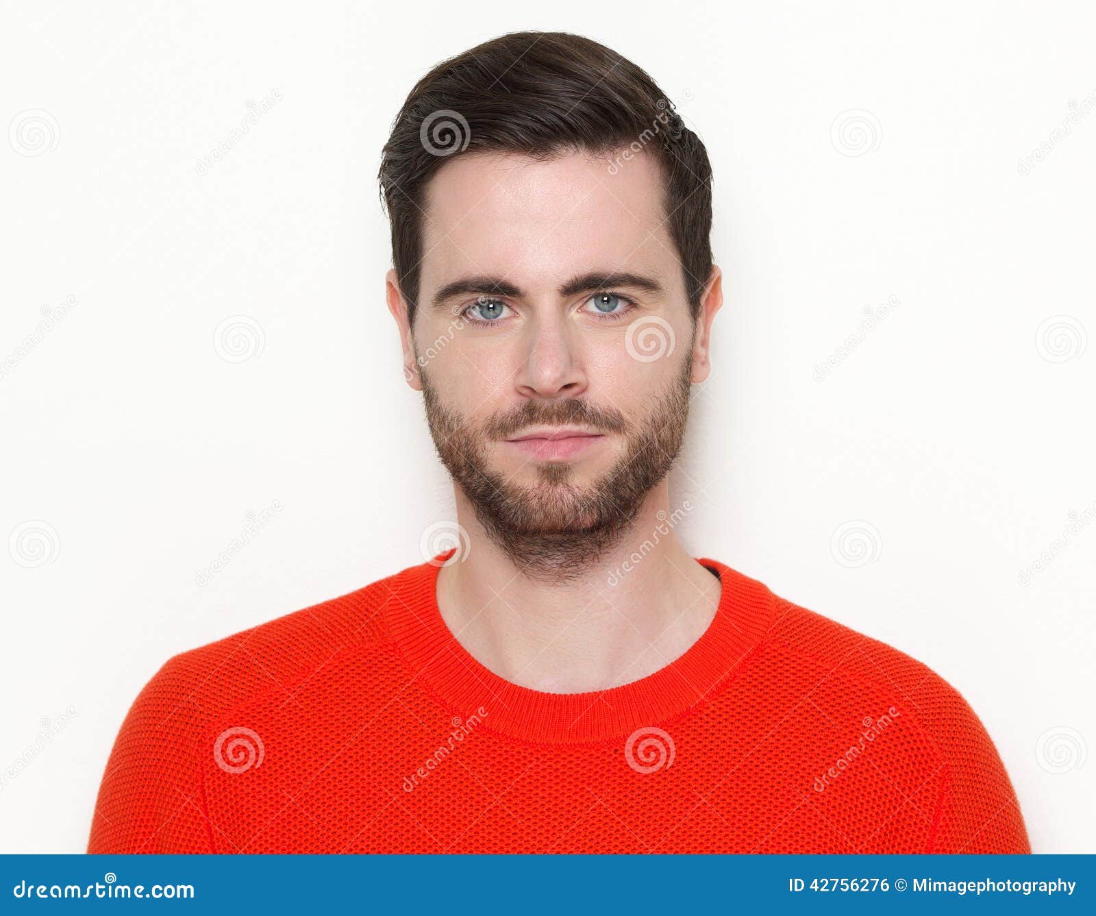 Portrait of a Cool Guy with Beard Stock Photo - Image of friendly ...