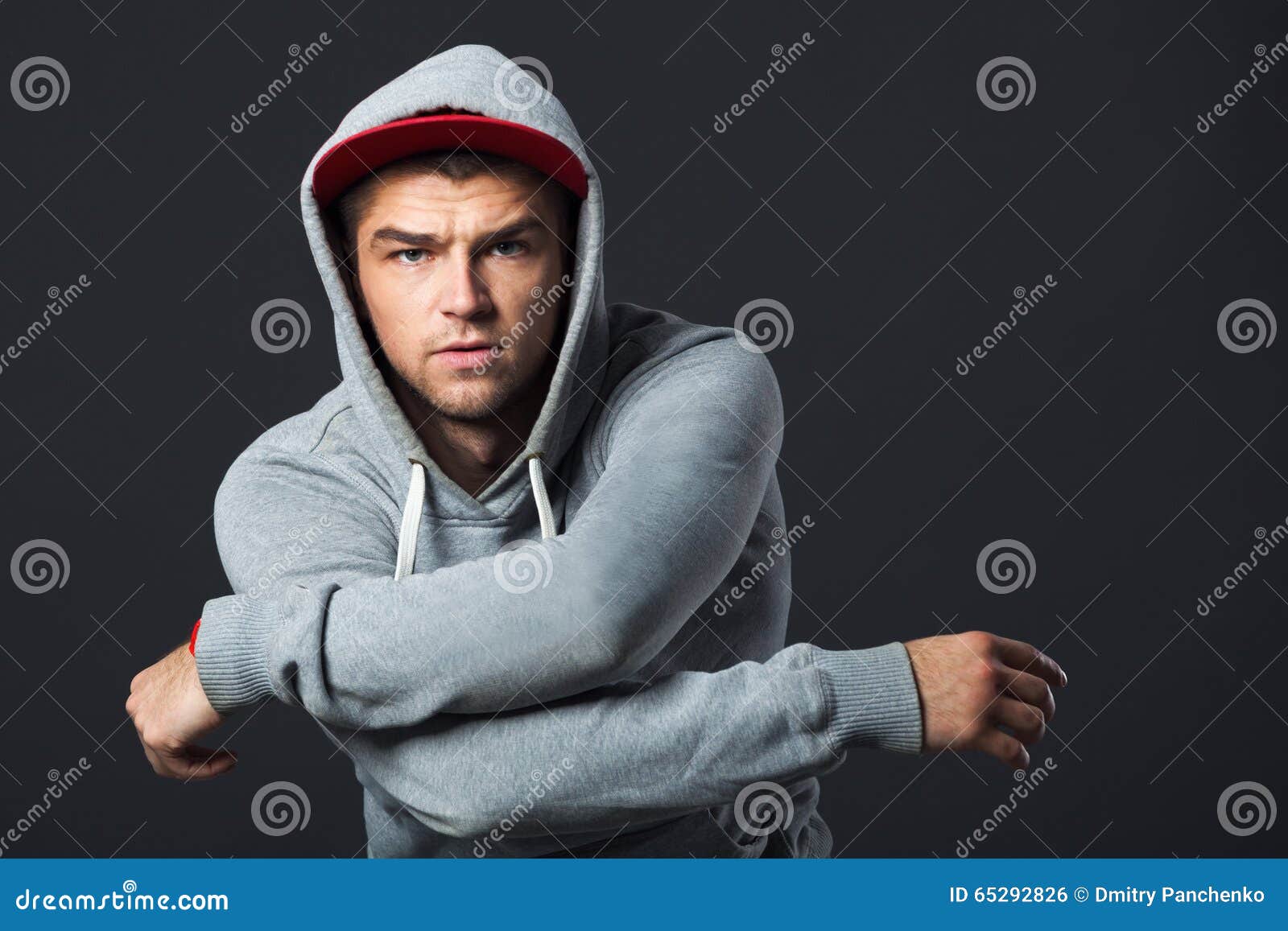 Portrait of Cool Looking Young Guy in Sportswear. Stock Photo - Image ...