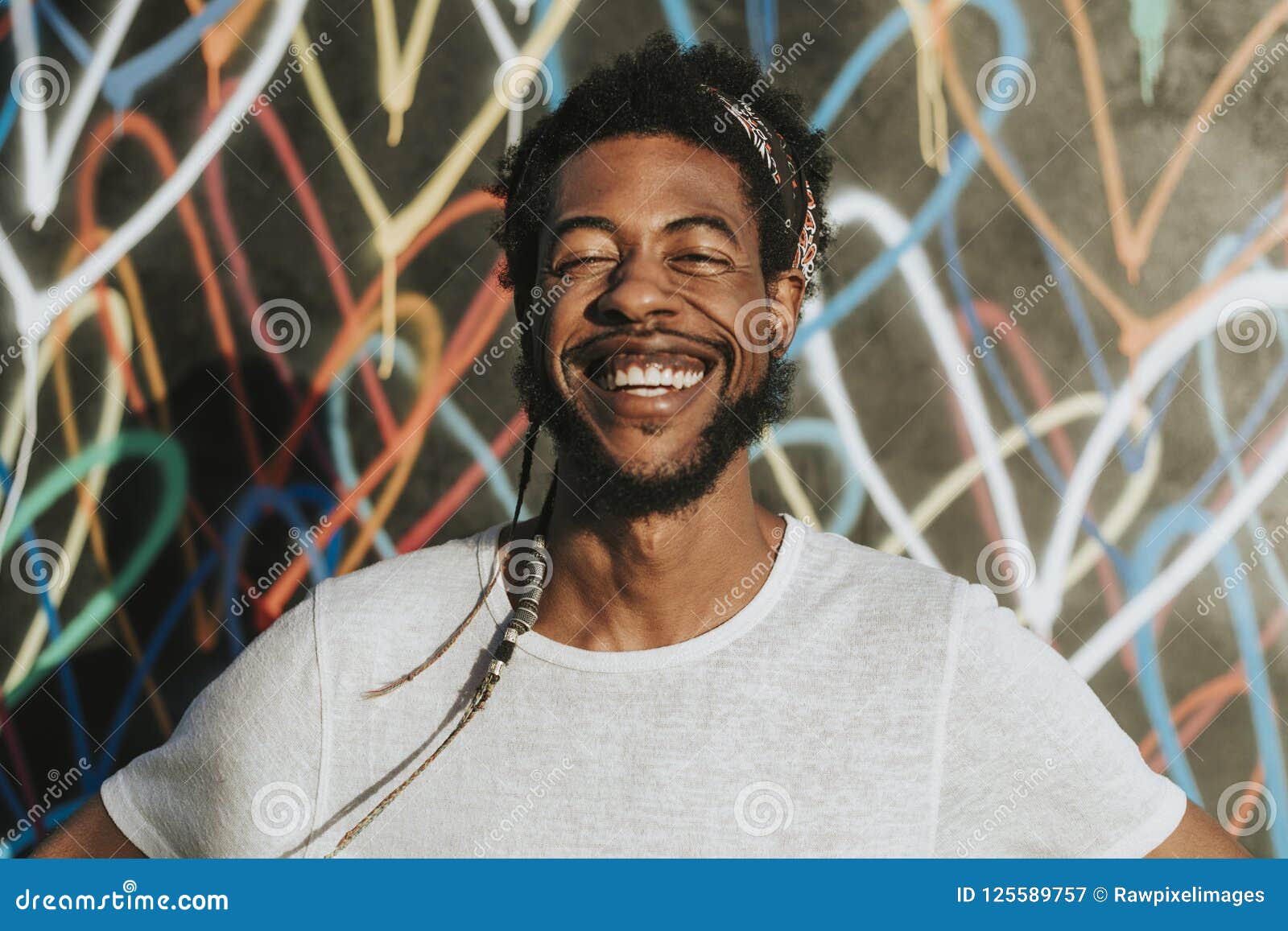 Portrait of a cool man stock image. Image of afro, heart - 125589757