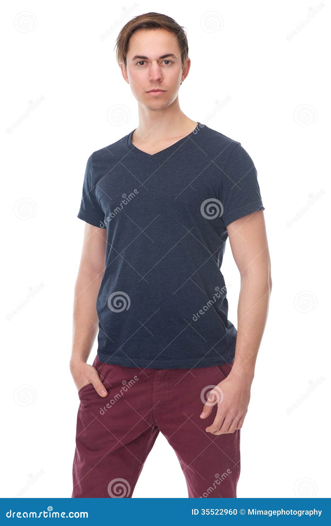 Portrait of a Cool Young Man Stock Photo - Image of model, happy: 35522960