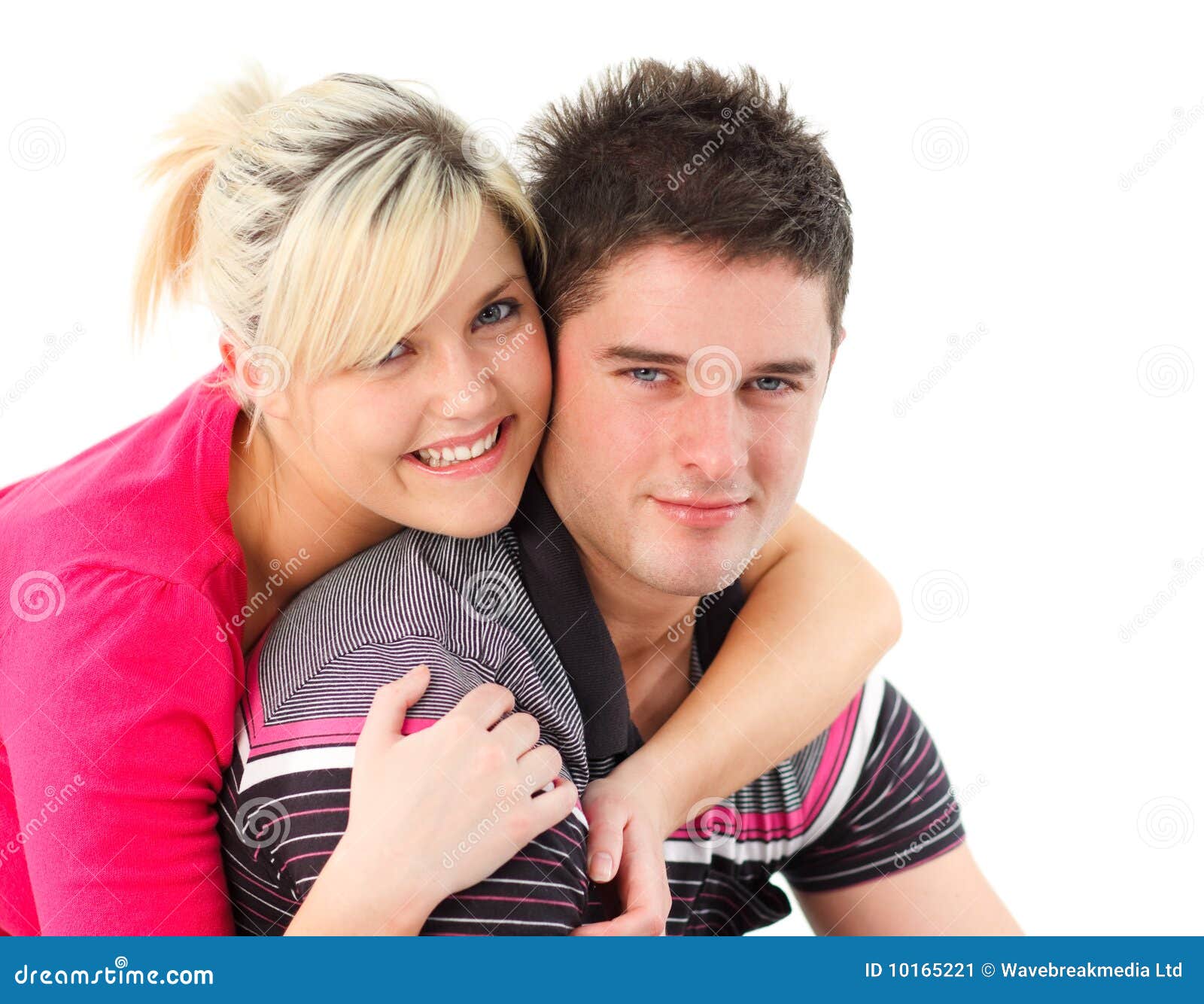 Portrait of a Couple Hugging Each Other Stock Image - Image of adult ...
