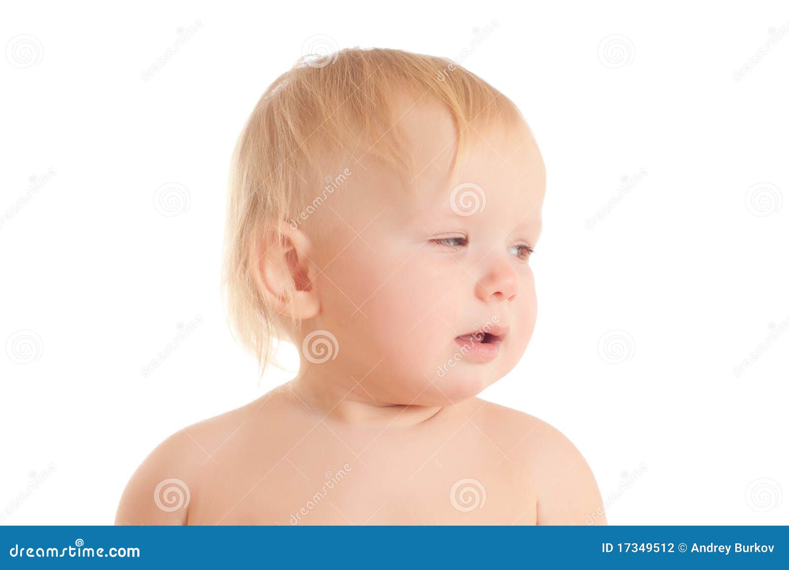 Portrait of crying baby stock photo. Image of toddler - 17349512