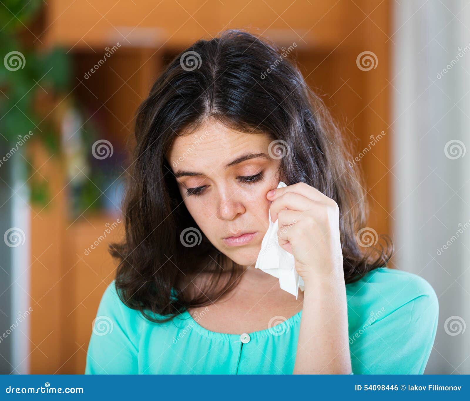 Portrait of crying woman stock photo. Image of human - 54098446