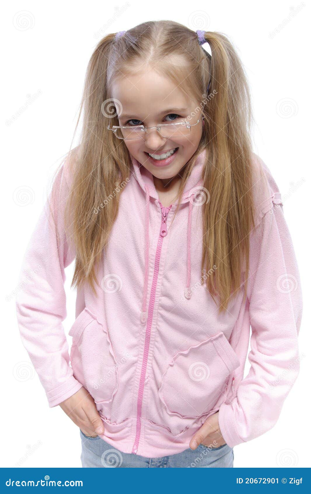 Portrait of Cunning Smiling Little Stock Image - Image of cunning, girl ...