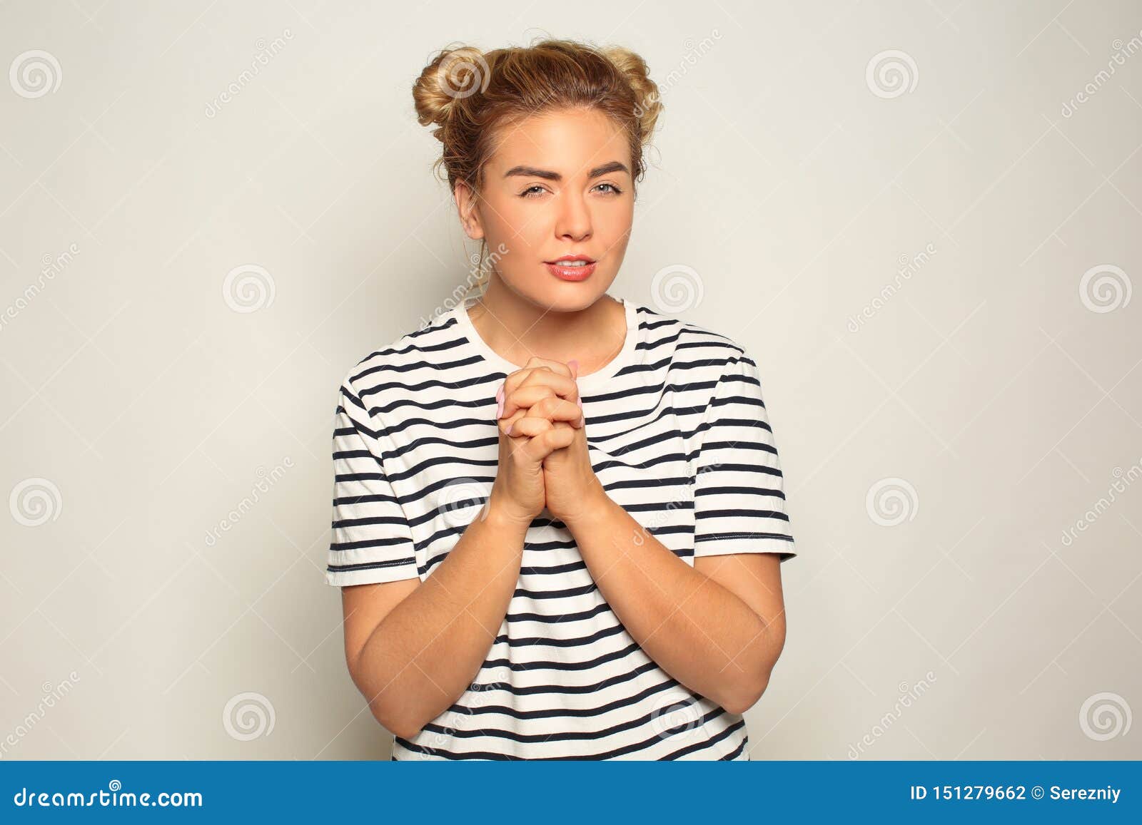 Cunning Young Woman Has Plan, Rub Hands And Smirk Devious, Planning ...