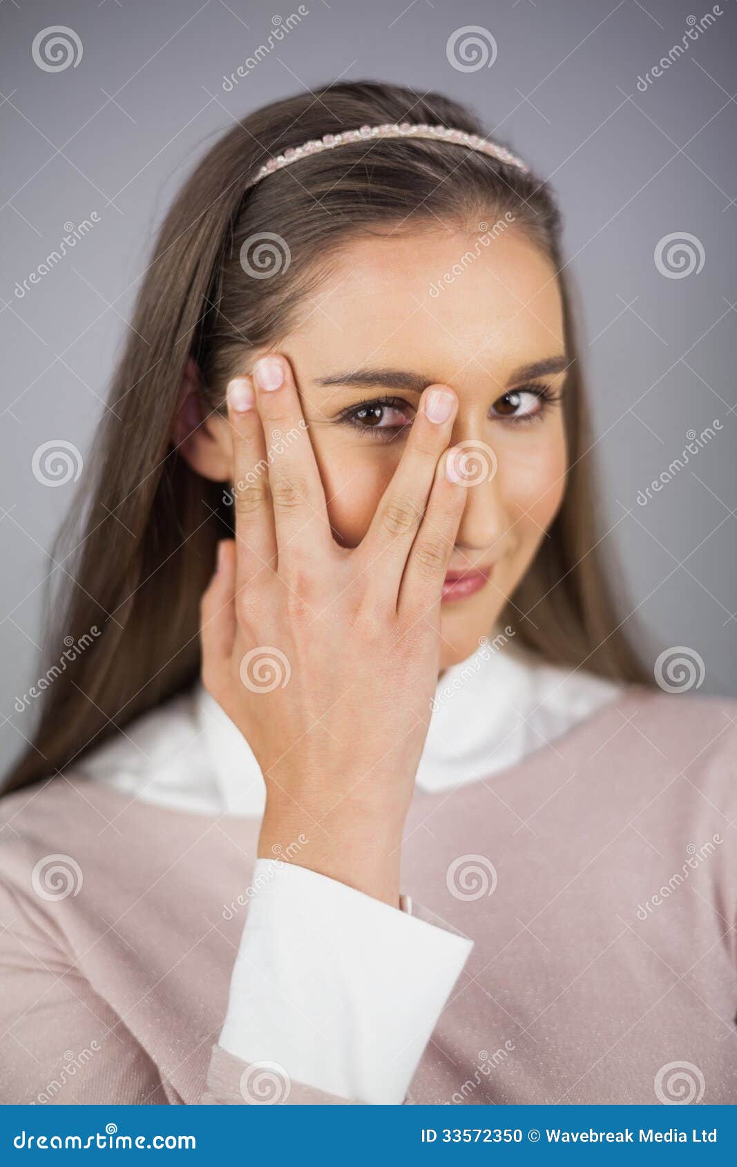 Portrait of Curious Pretty Model Posing Stock Photo - Image of casual ...