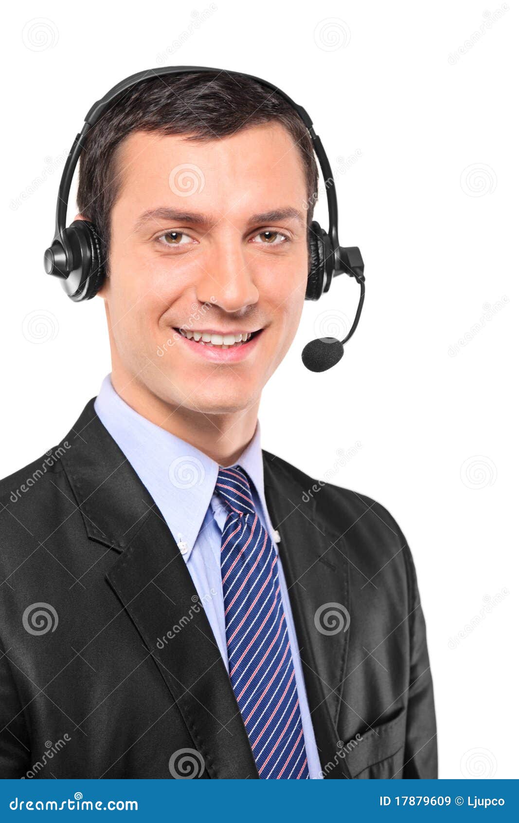 Portrait of a Customer Service Operator Stock Image - Image of ...