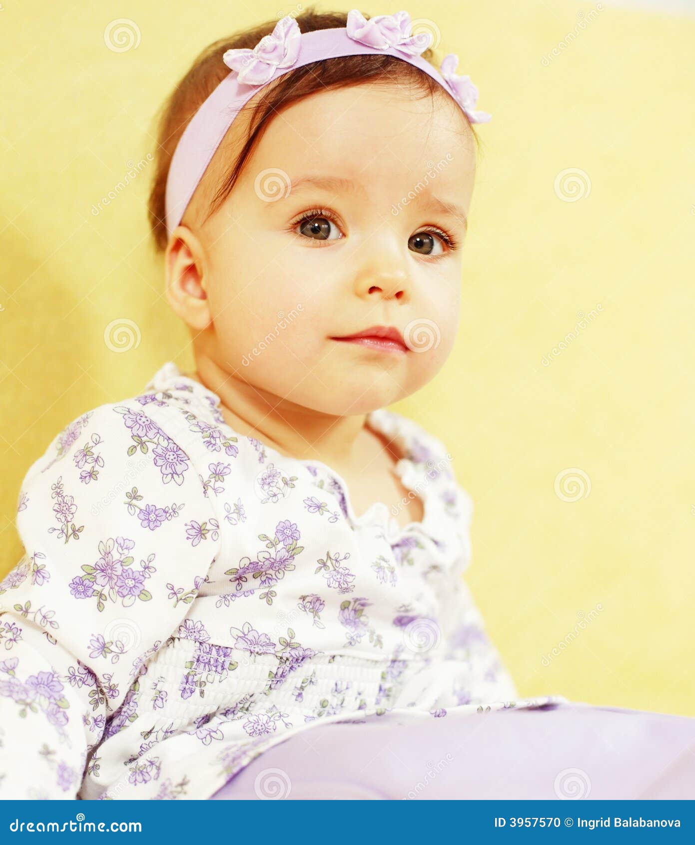 Portrait of cute baby stock photo. Image of families, small - 3957570