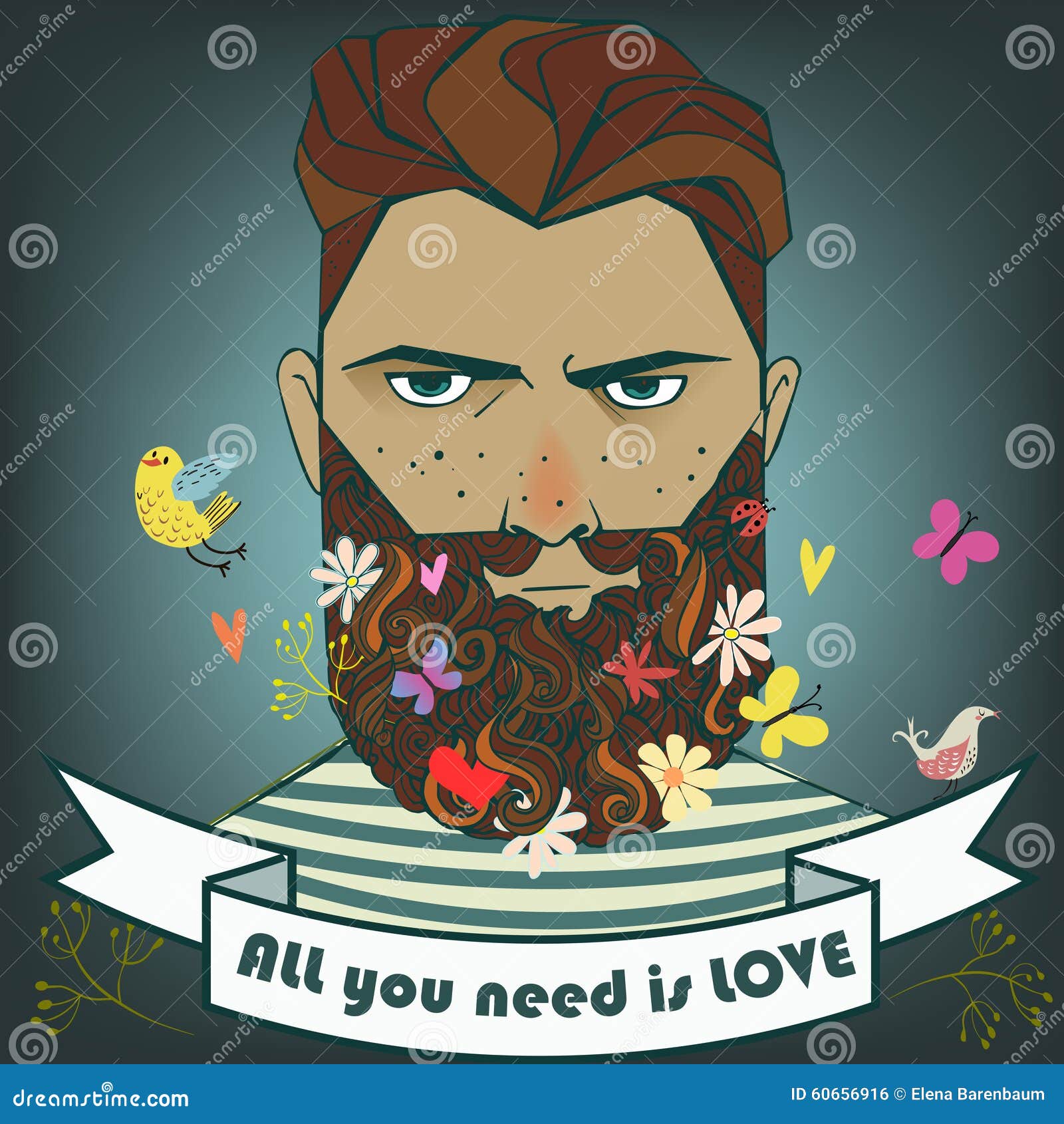 Cute Shaving Kit Cartoon Vector Illustration Motif Set. Hand Drawn ...