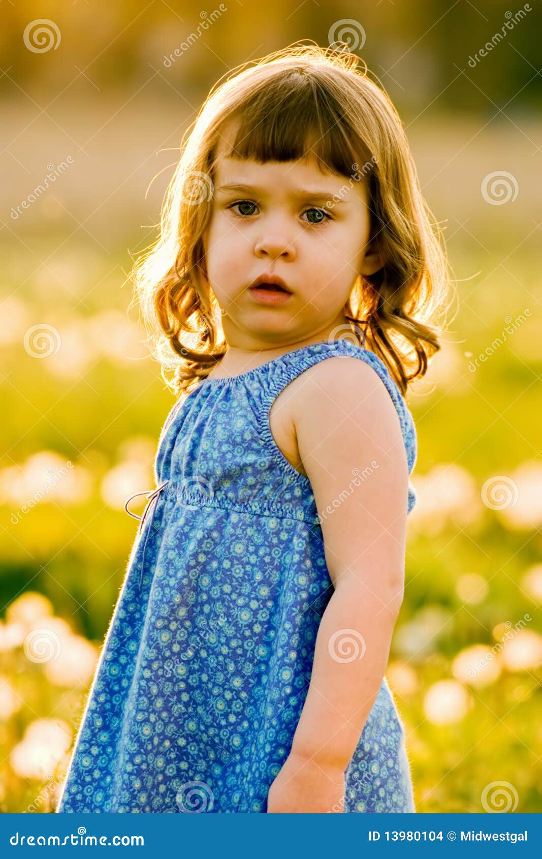 Portrait of Cute, Confused Girl Stock Photo - Image of innocent ...