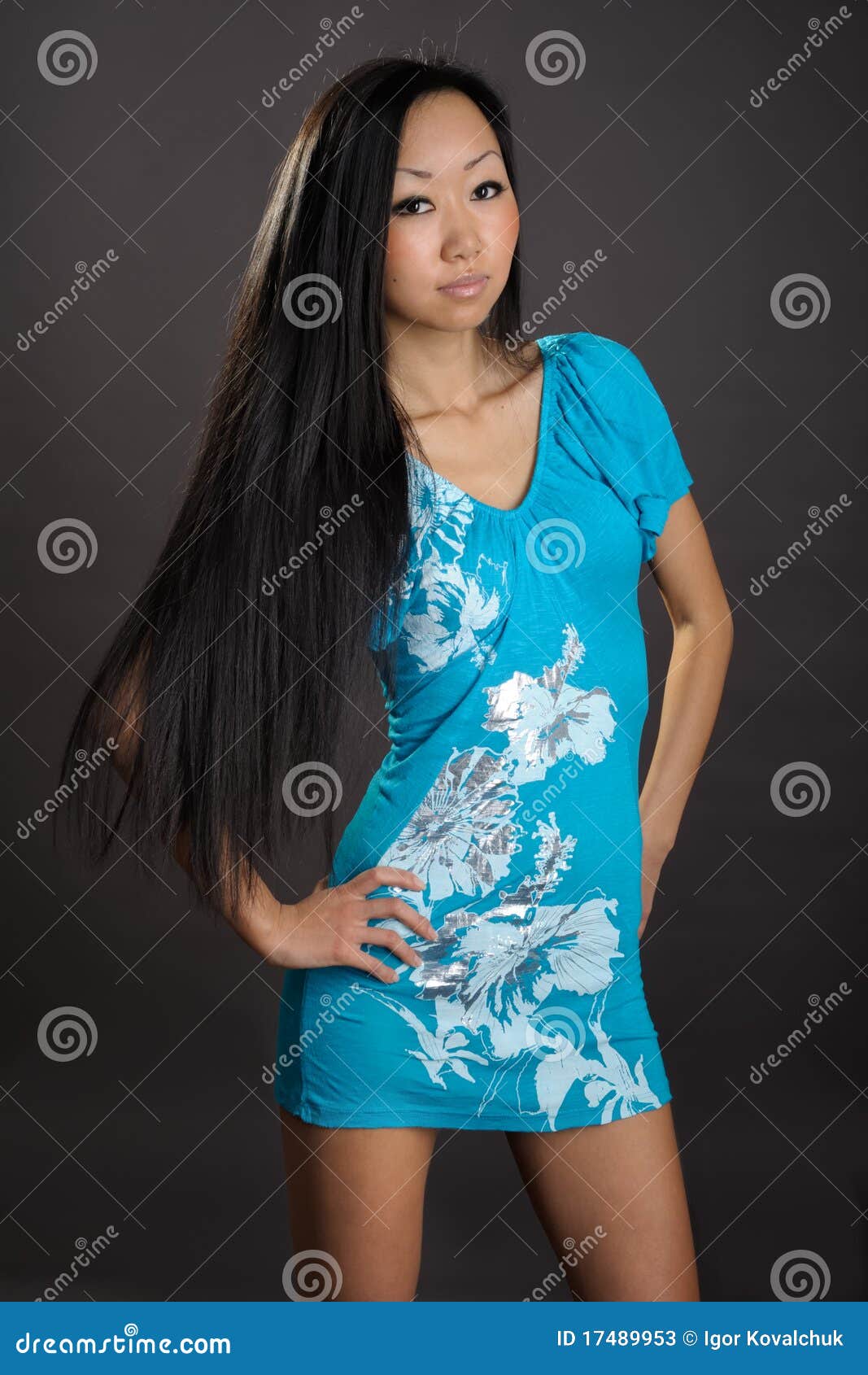 Portrait of cute female stock image. Image of elegance - 17489953