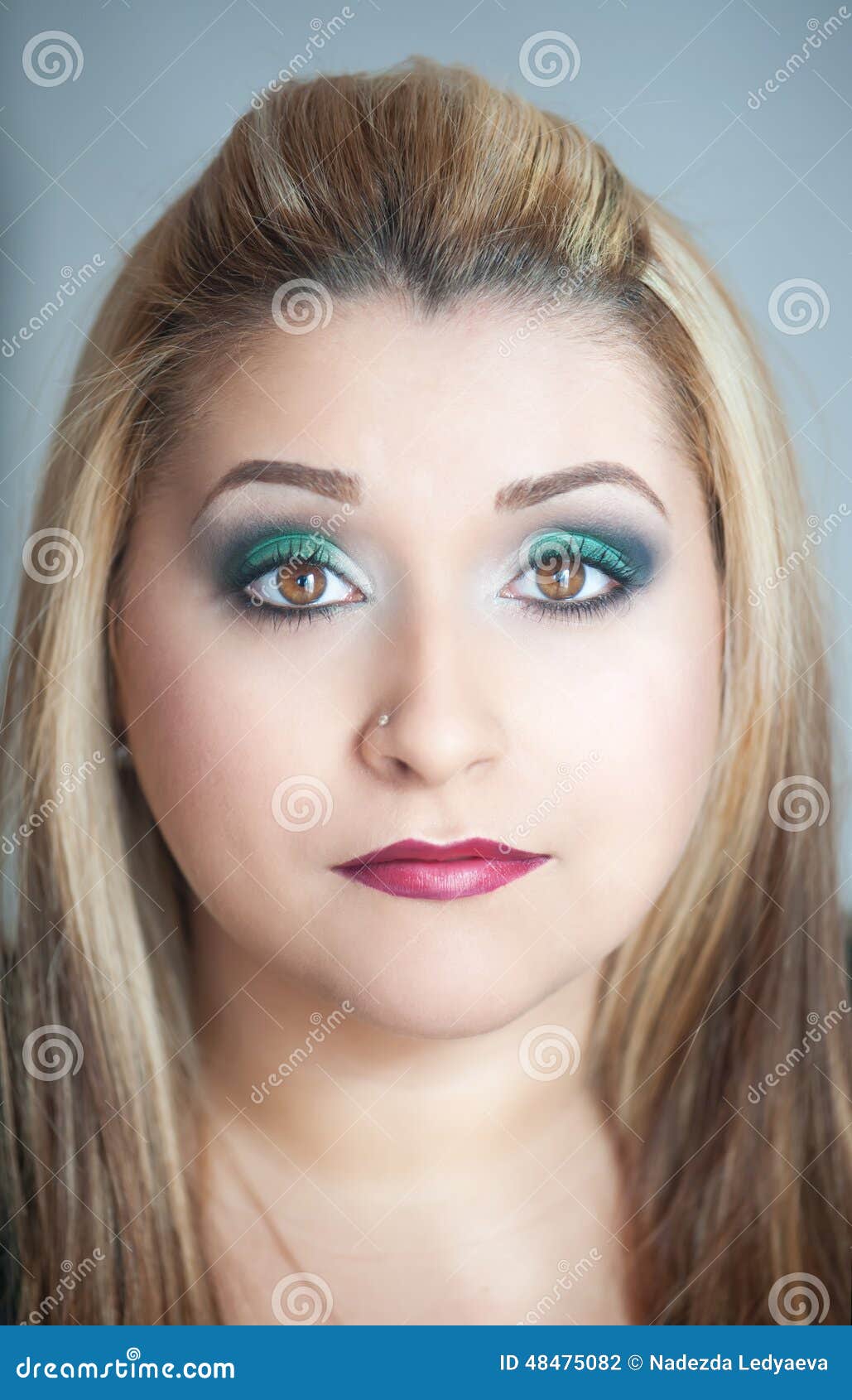 Portrait of a cute girl stock photo. Image of female - 48475082