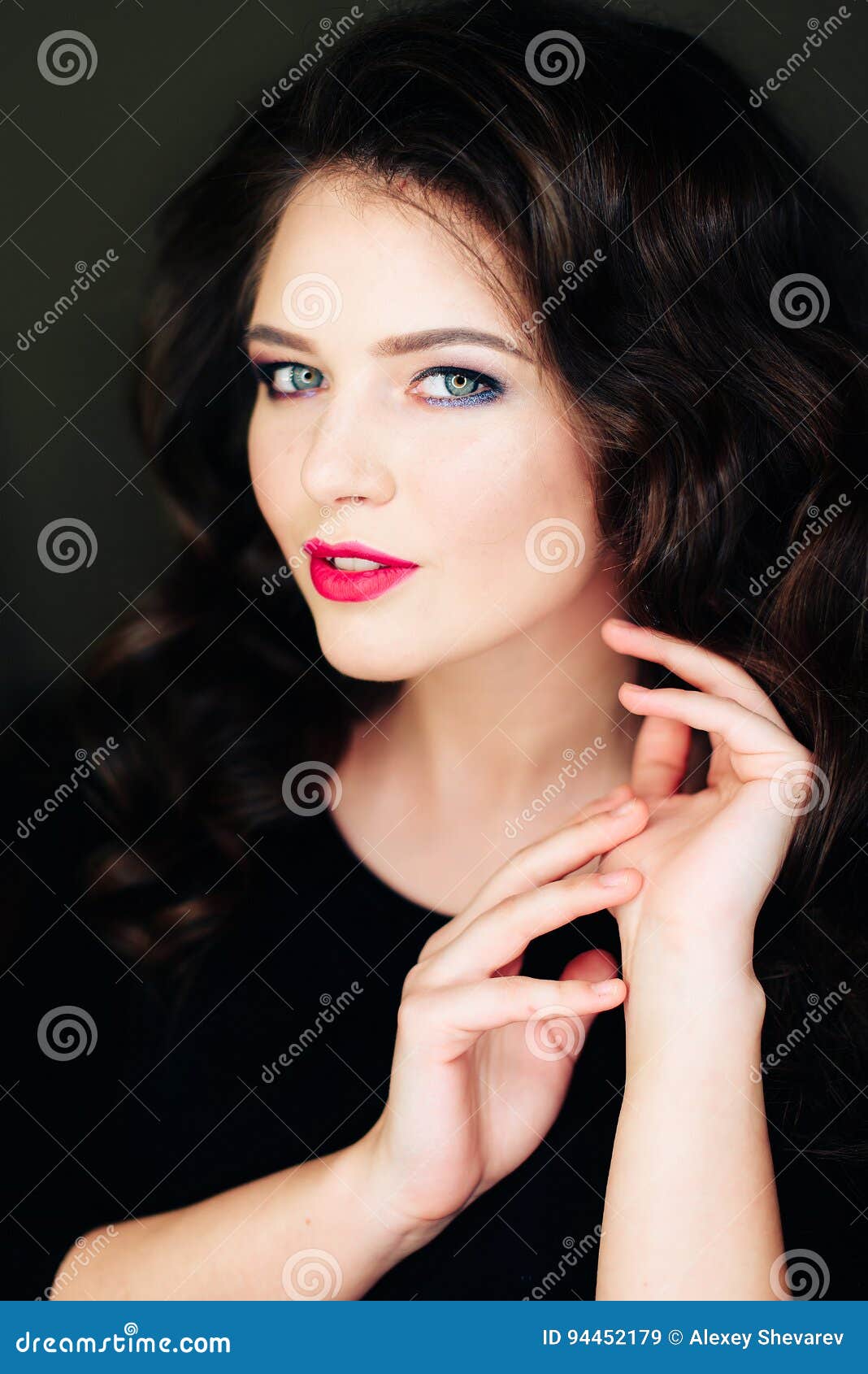 Portrait of Cute Girl, Model Stock Image - Image of magnificent, look ...