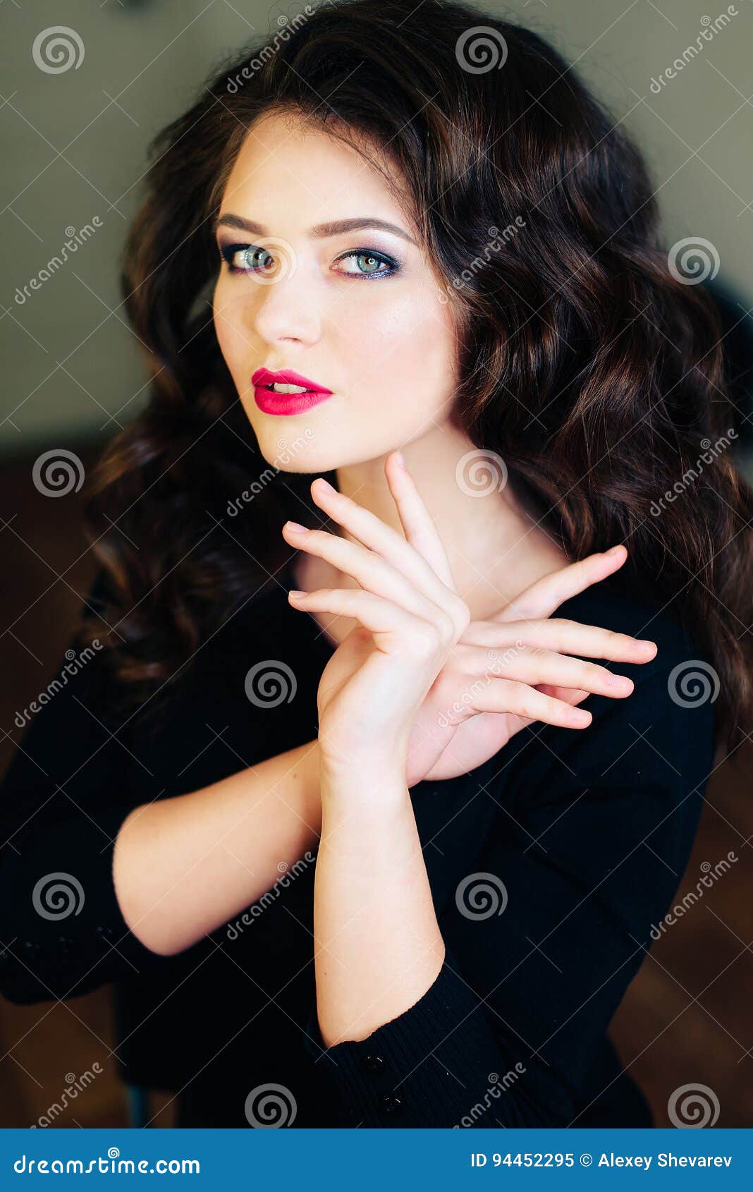 Portrait of Cute Girl, Model Stock Image - Image of adult, lovely: 94452295