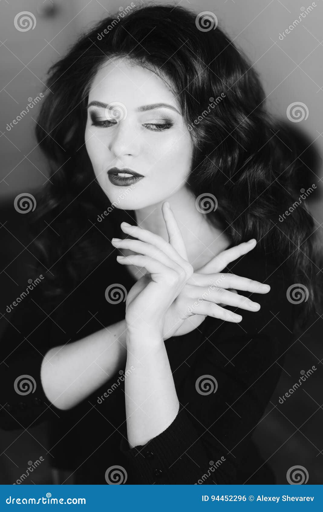 Portrait of Cute Girl, Model Stock Photo - Image of charm, brunette ...