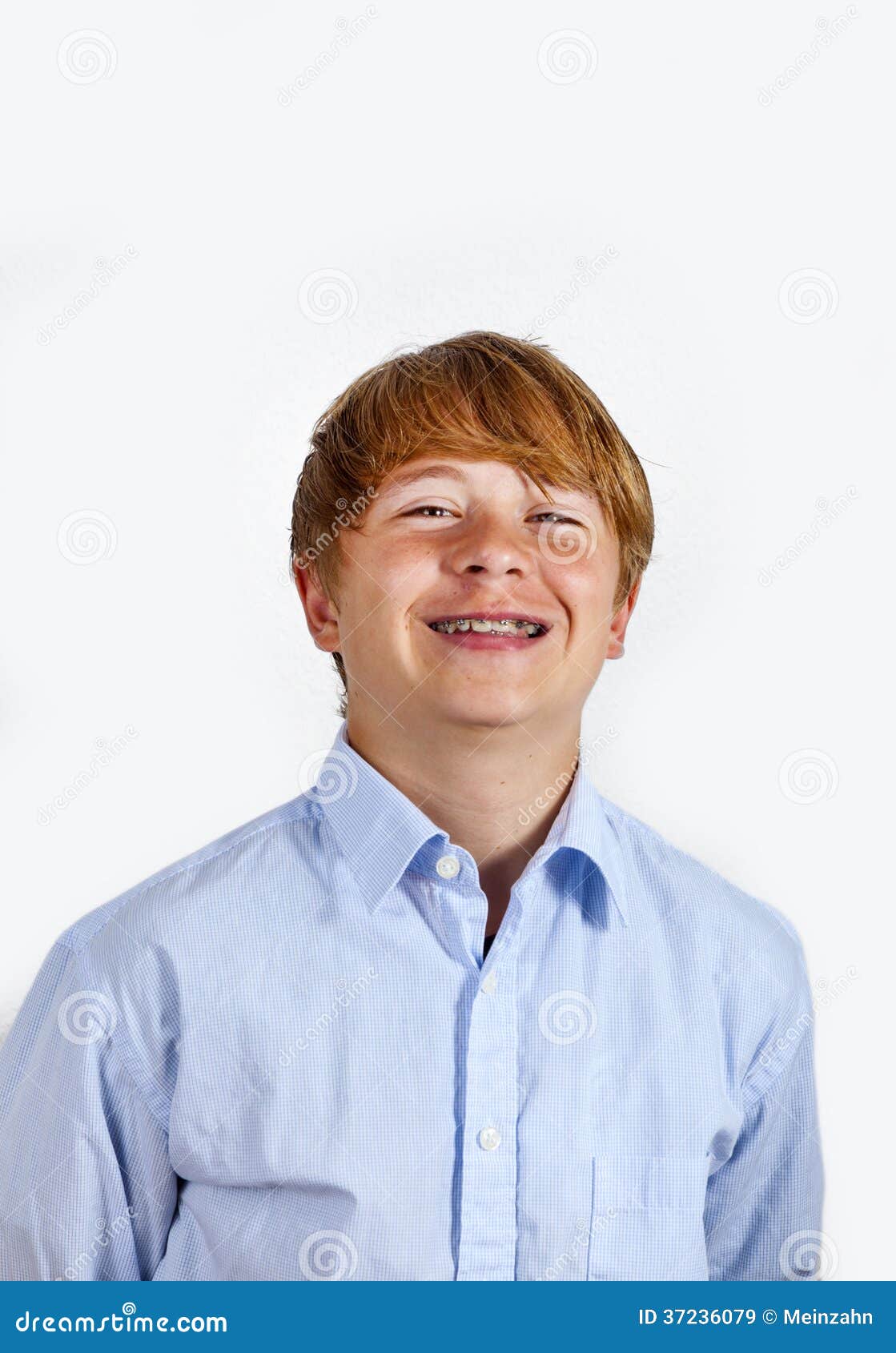 Portrait of a Cute Happy Laughing Boy Stock Image - Image of face, cute ...