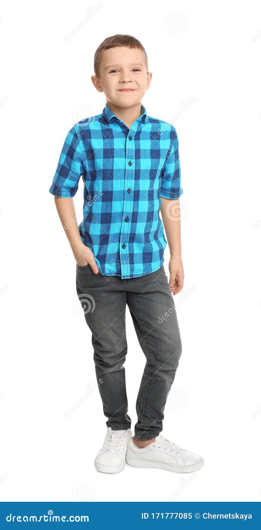 Portrait of Cute Little Boy on Background Stock Image - Image of ...