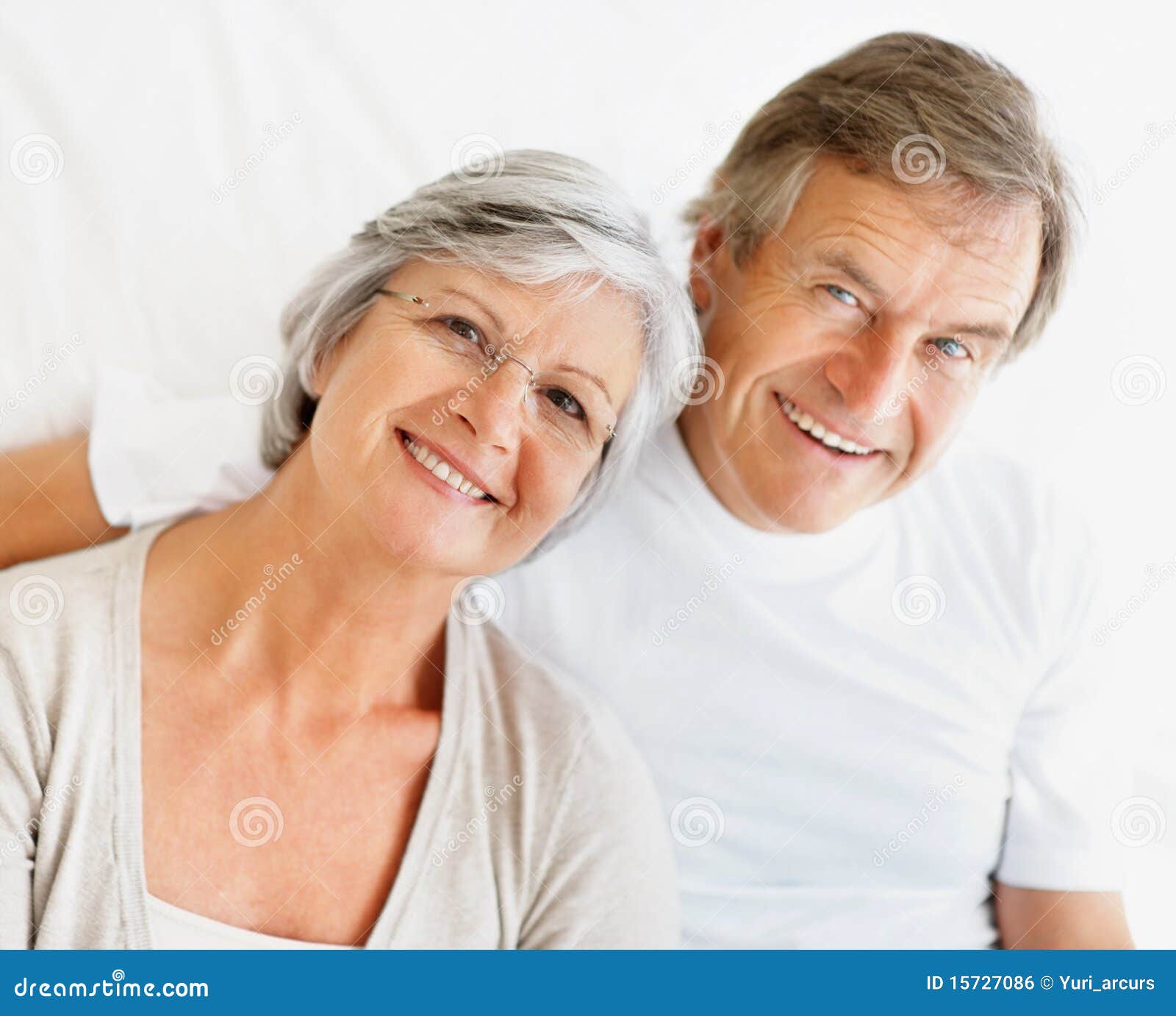 Portrait of a Cute Old Couple Smiling Together Stock Photo - Image of ...