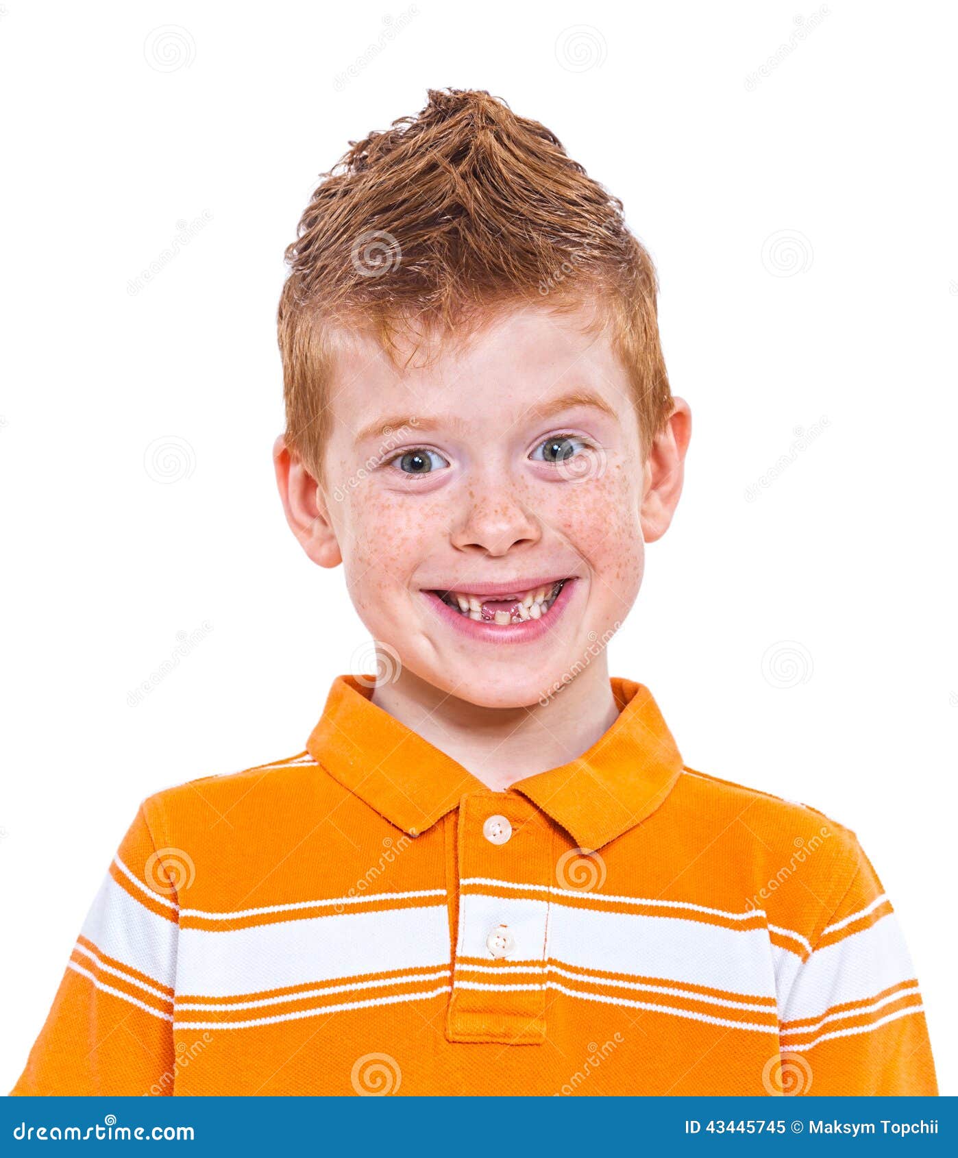 Portrait of a Cute Red-haired Boy Stock Image - Image of caucasian ...