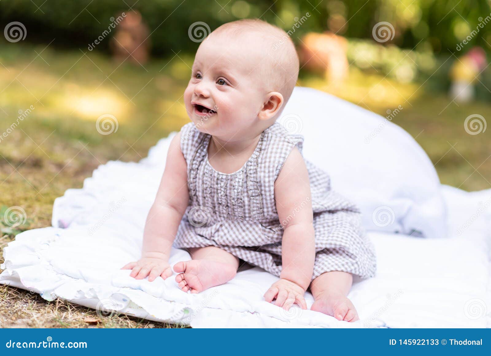 Portrait of Cute Smiling Baby Girl, Outdoors Stock Image - Image of ... Portrait of Cute Smiling Baby Girl, Outdoors Stock Image - Image of ...