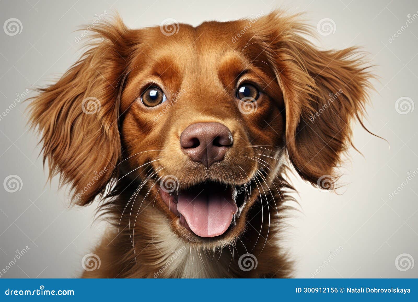 Portrait of Cute Smiling Happy Puppy Stock Photo - Image of little ...