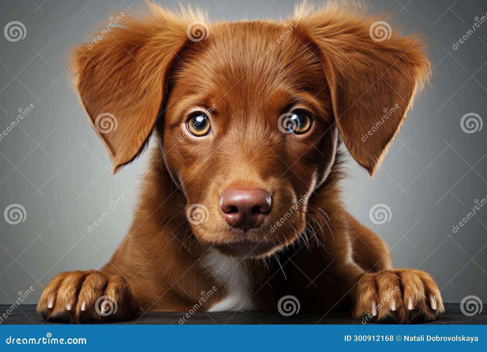 Portrait of Cute Smiling Happy Puppy Stock Photo - Image of furry, paws ...
