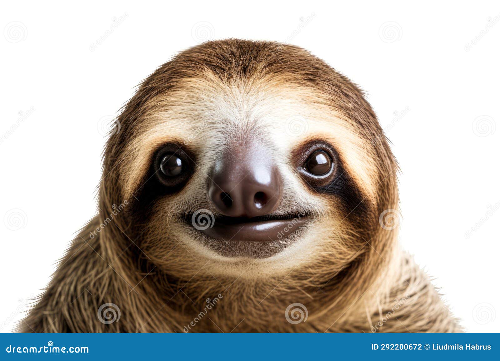 Cute Smiling Sloth